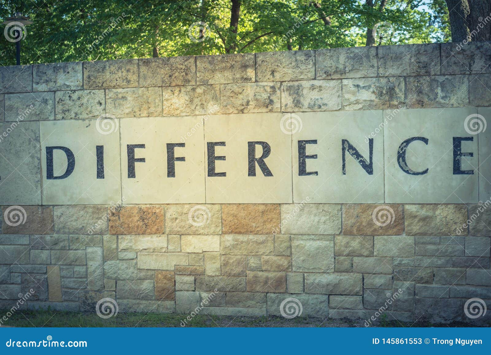 Difference - Word In Sticky Letters Royalty-Free Stock Photography ...