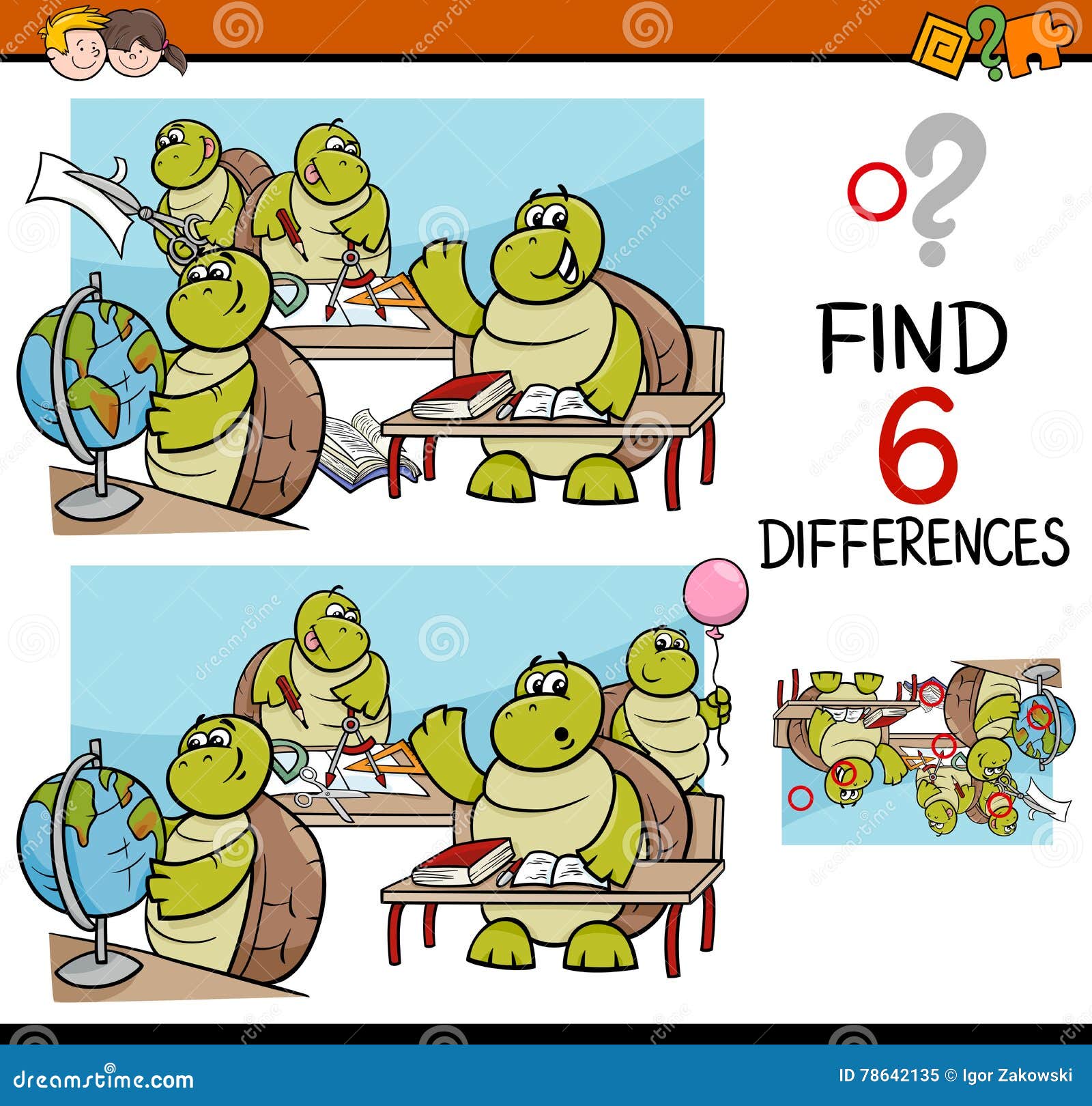 Differences task for kids stock vector. Illustration of differences ...