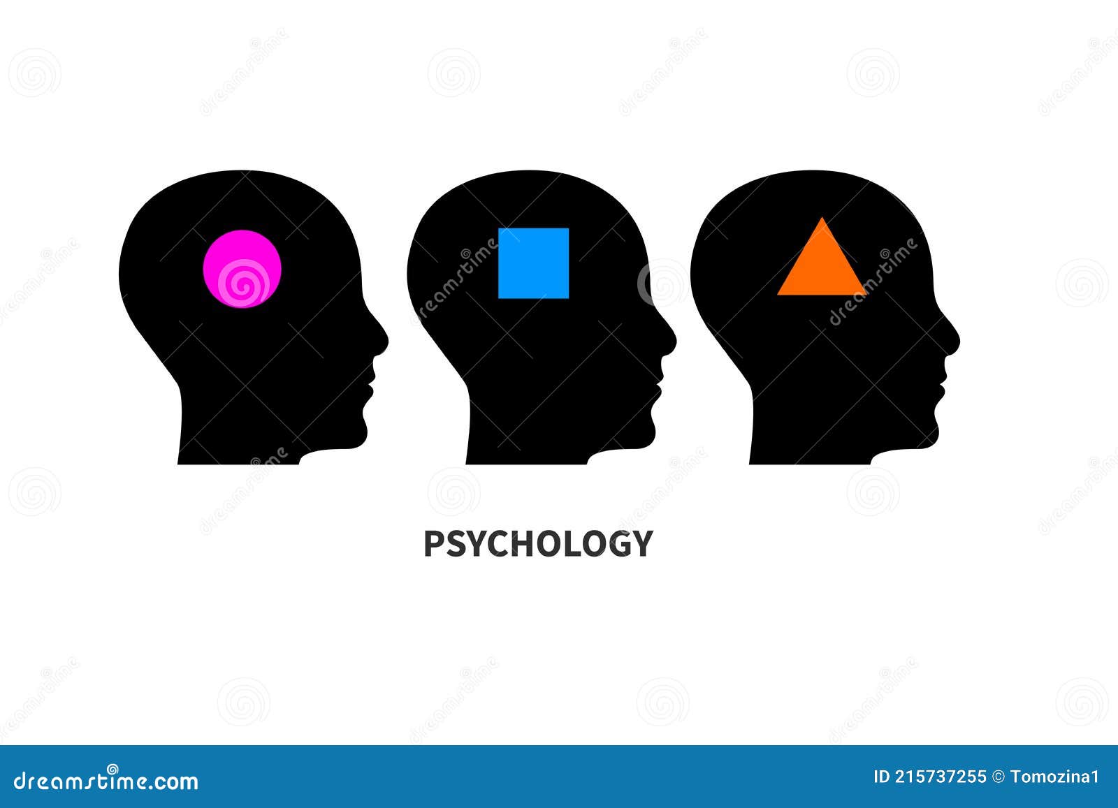 Differences Thinking Symbol. Psychology Symbol Cartoon Vector ...