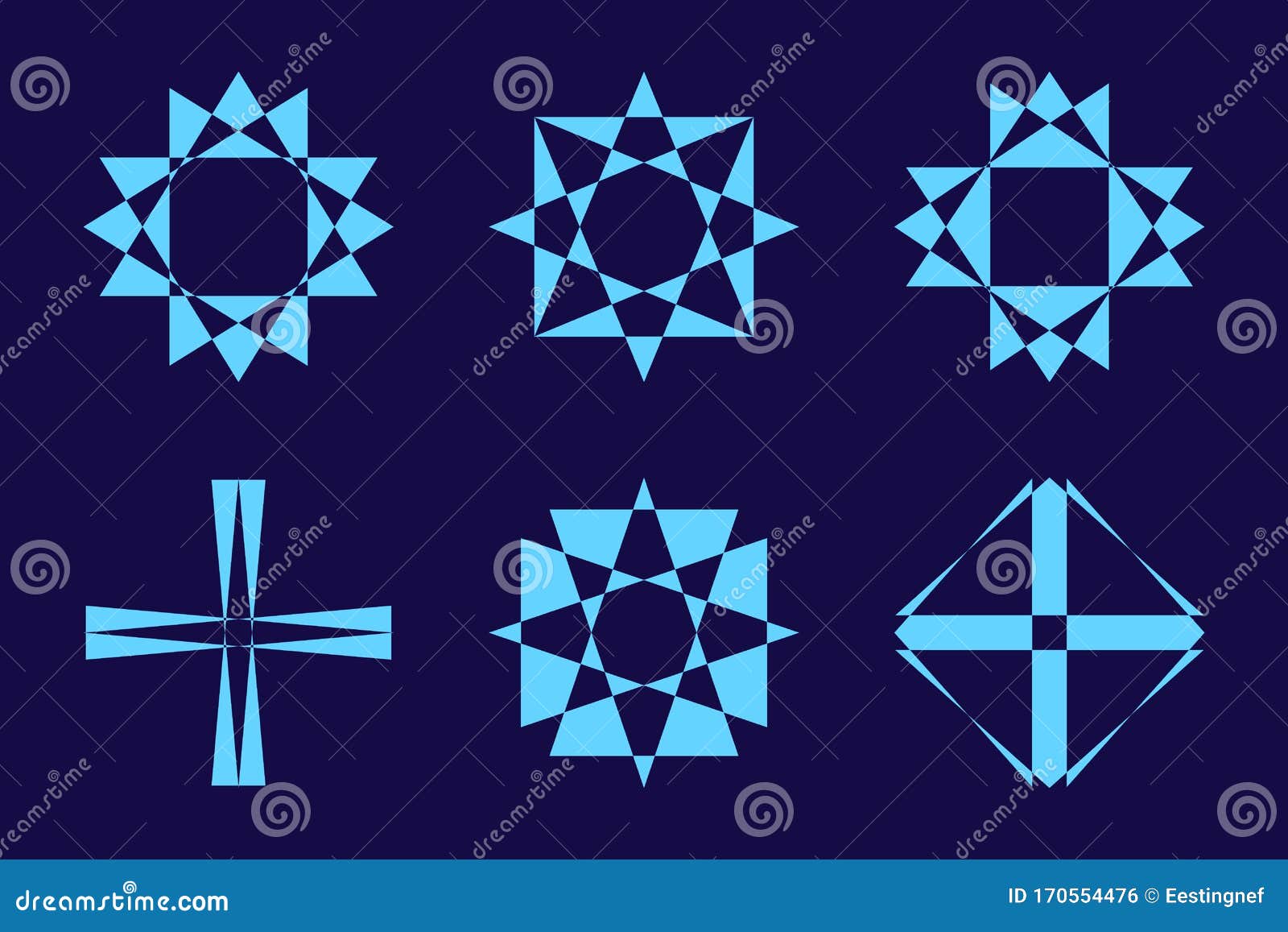 Different Abstract Geometric Design Element Set. Vector Illustration ... Different Abstract Geometric Design Element Set. Vector Illustration ...