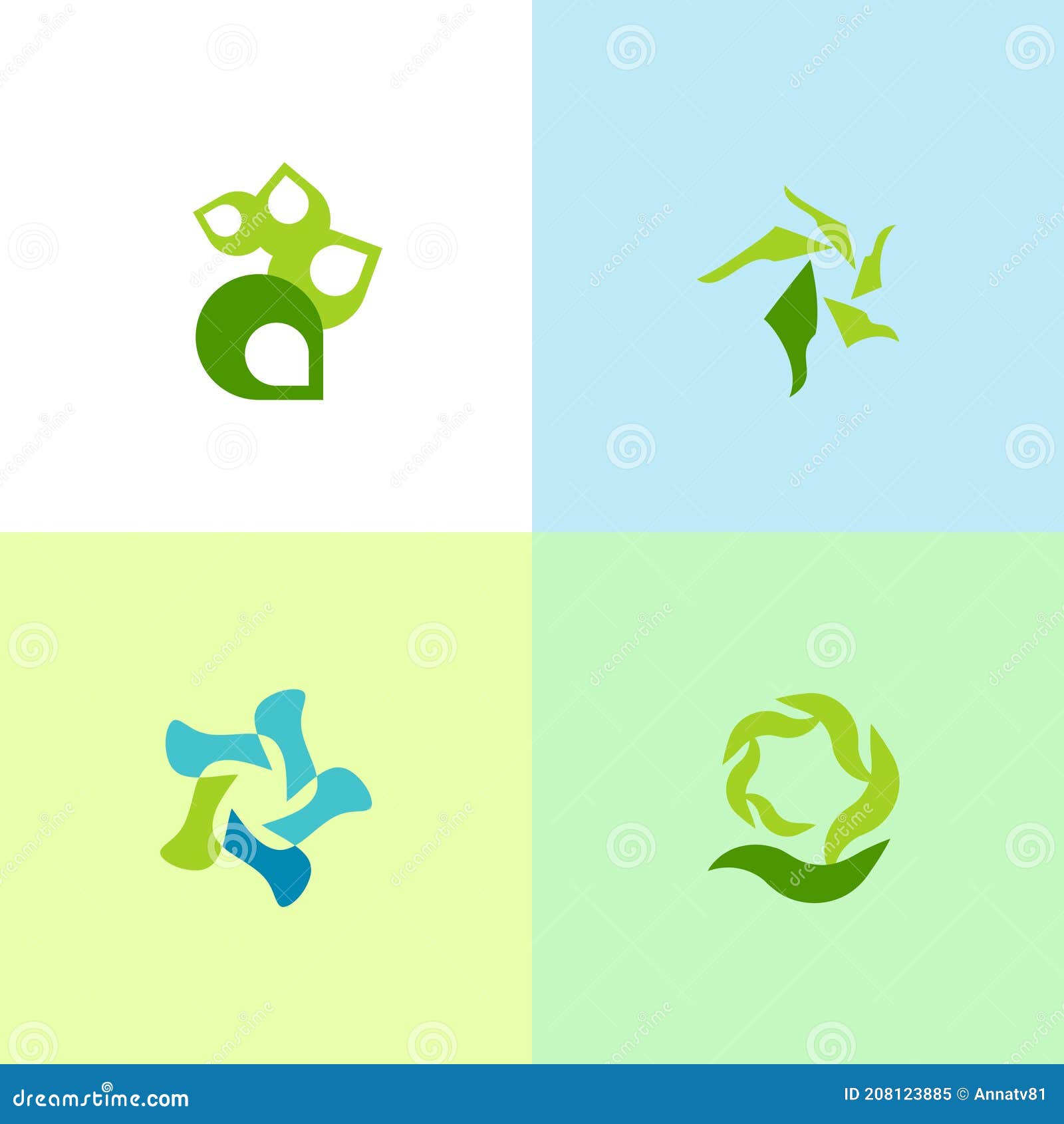 Different Abstract Trendy Symbols for Modern Design Stock Vector ...