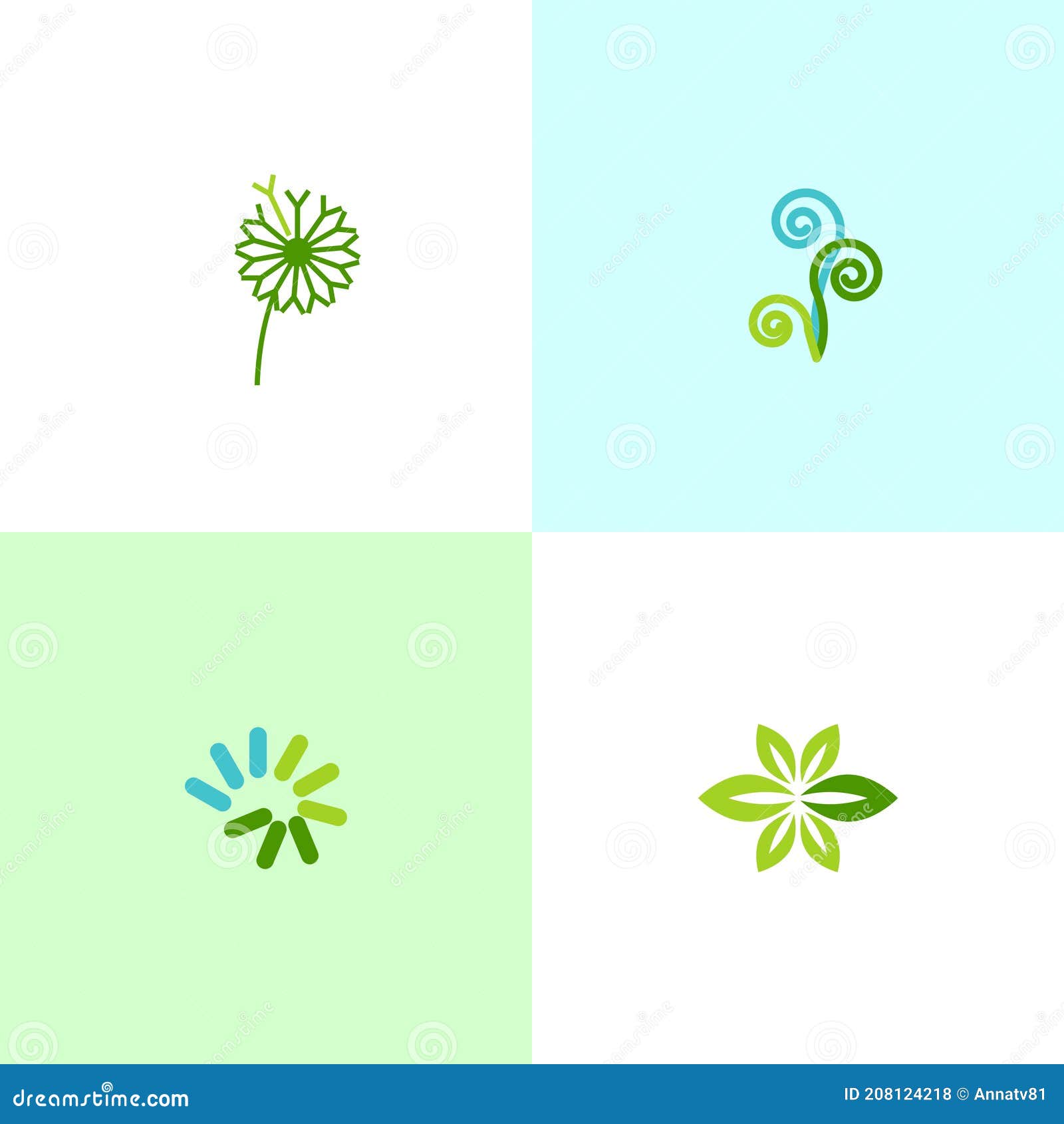 Different Abstract Trendy Symbols for Modern Design Stock Vector ...