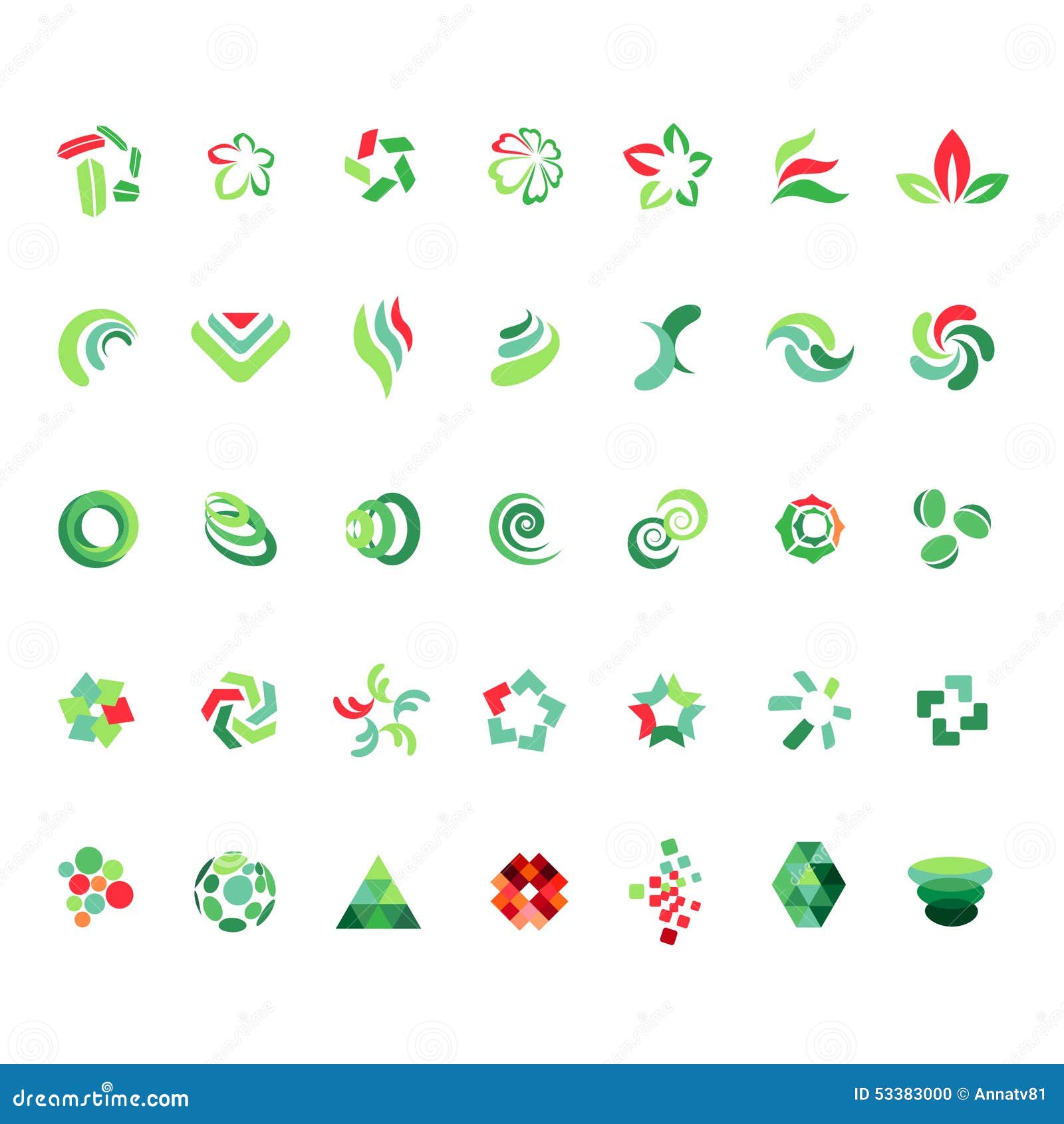 Different Abstract Trendy Symbols Stock Vector - Illustration of draw ...