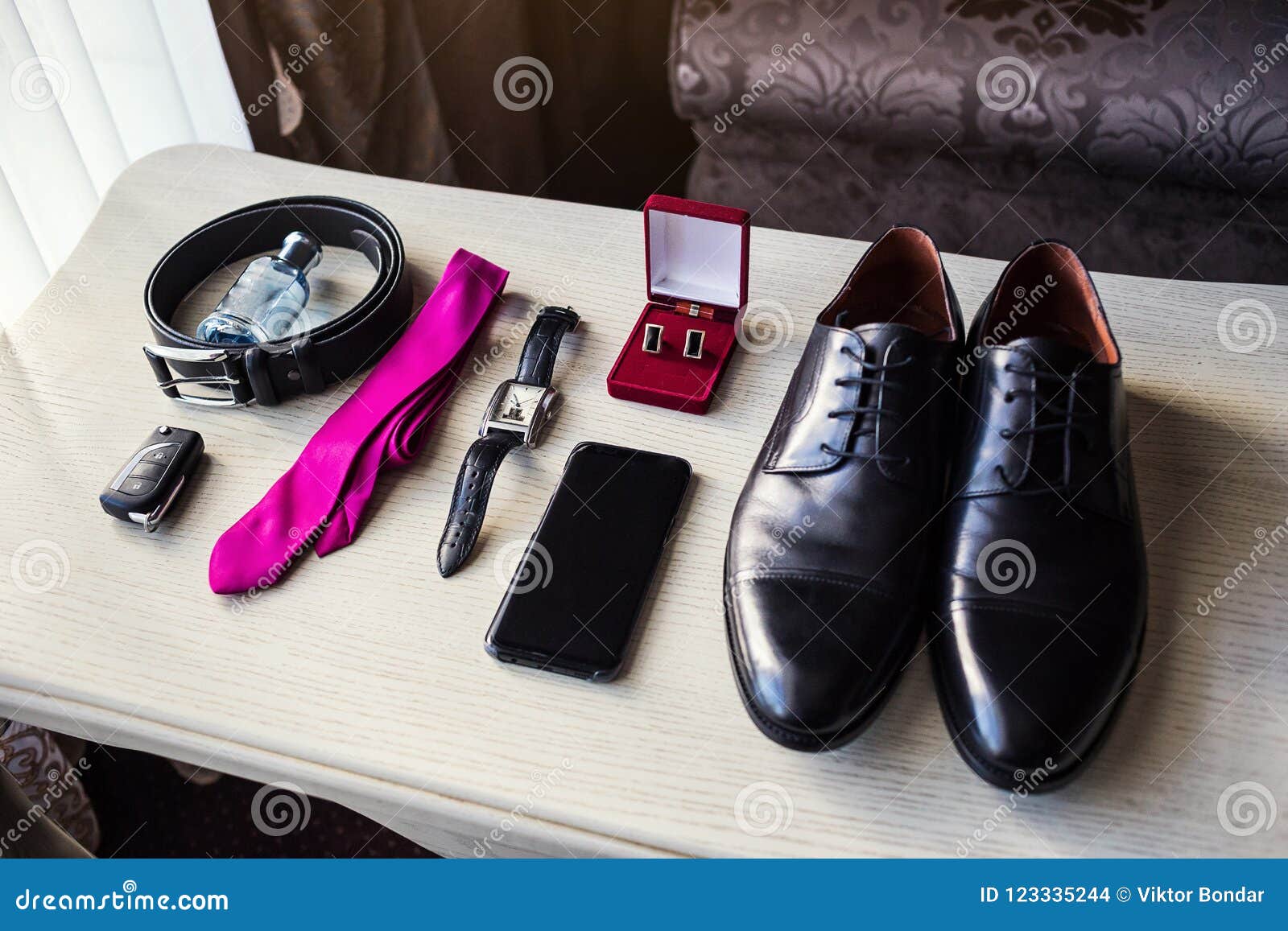 Different Accessories of a Businessman for Creating a Style of a Stock ...