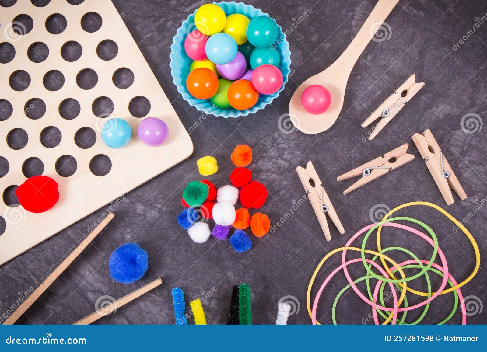 Different Accessories Using for Playing and Development of Kids Motor ...