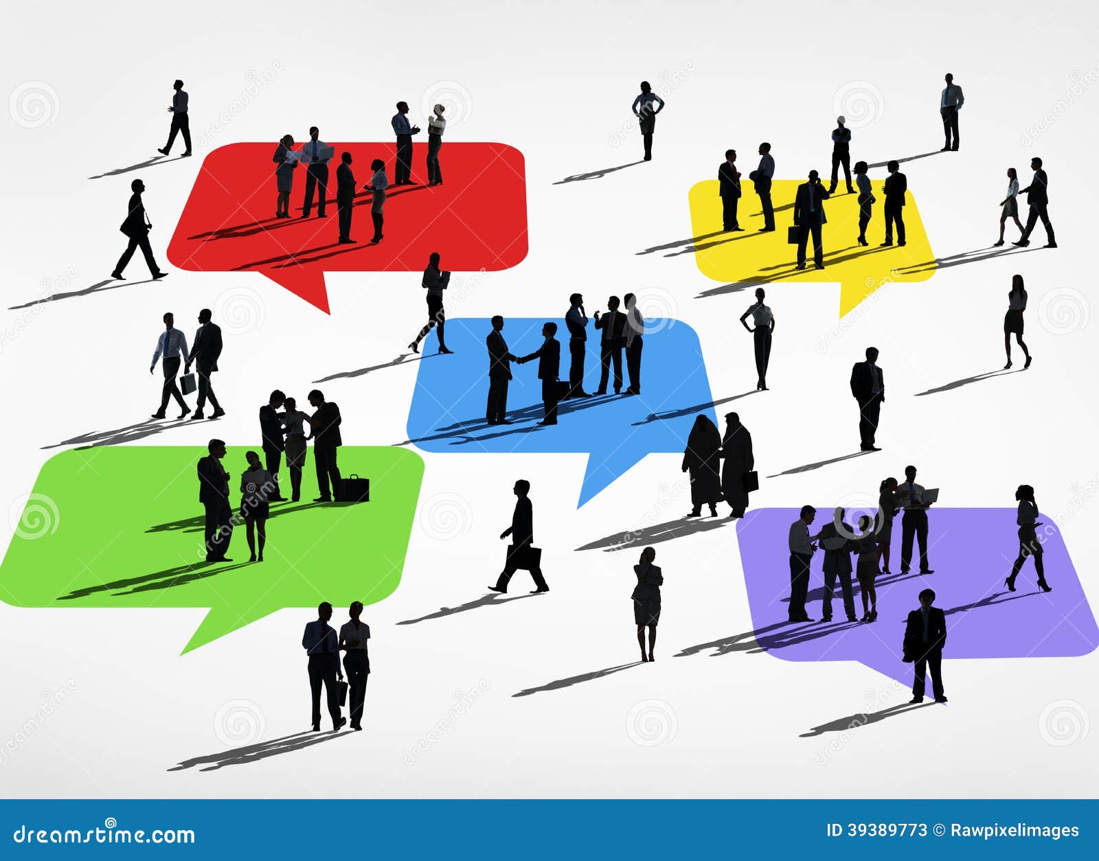 Different Activities of Business People Stock Illustration ...