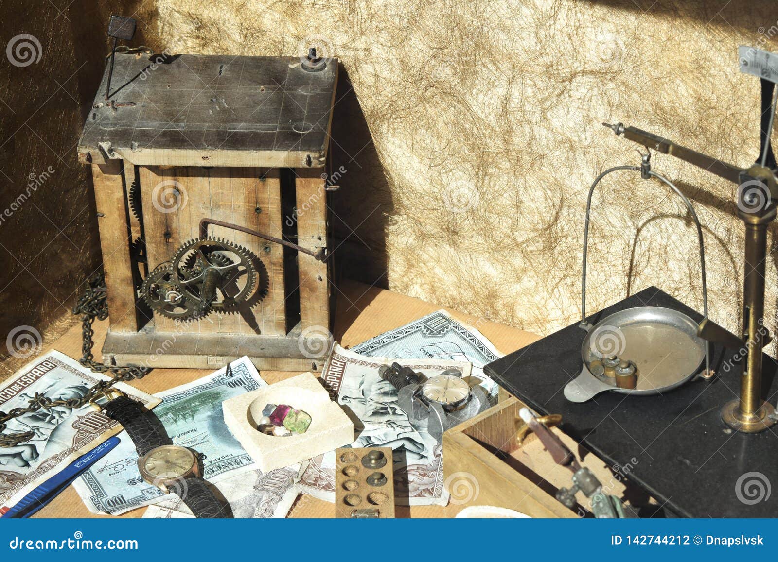 Ancient Objects In A Medieval Village Royalty-Free Stock Photo ...