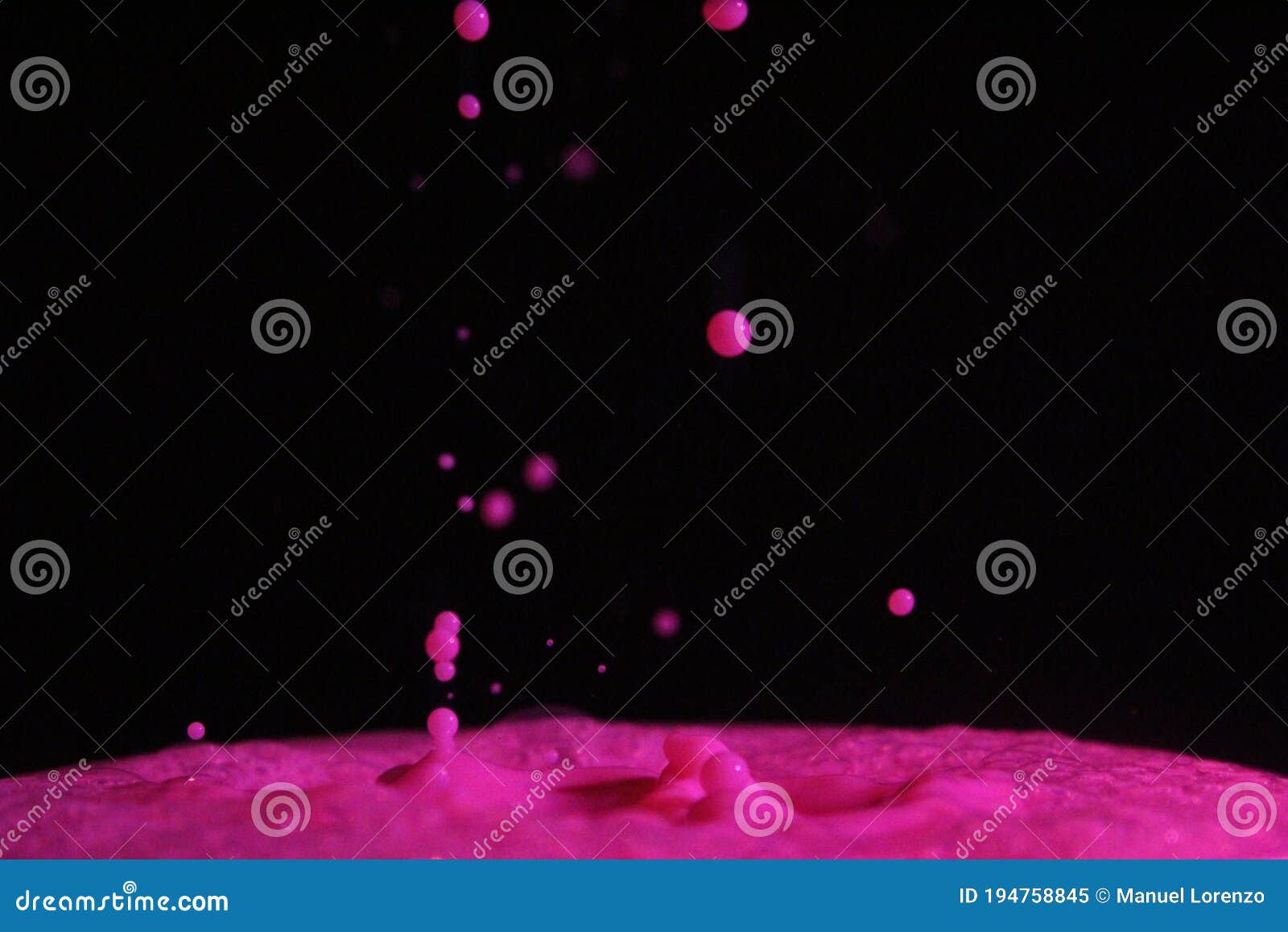 Different Areas Drop Effect Rare Colors Textures Dimensions Stock ...