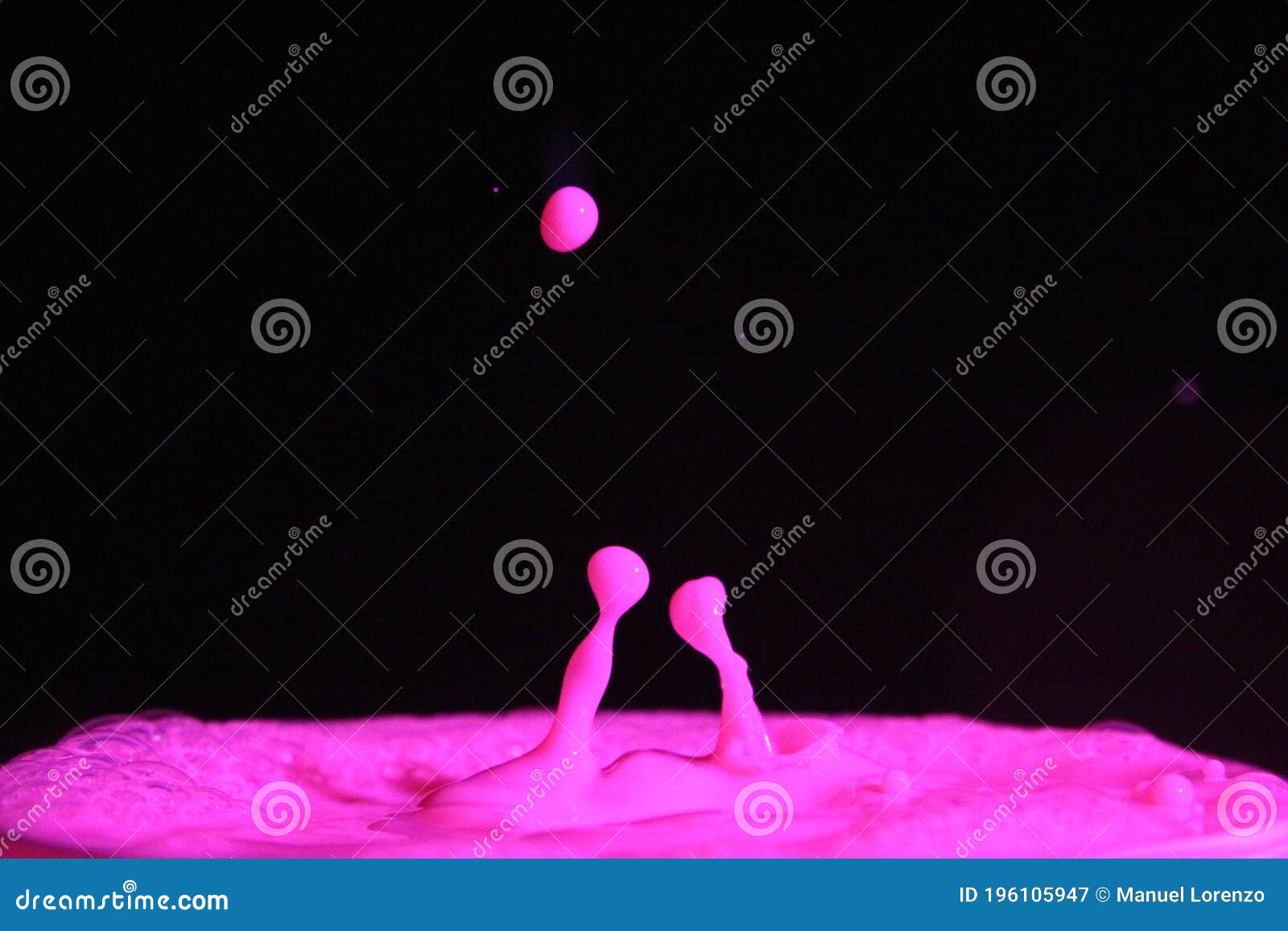 Different Areas Drop Effect Rare Colors Textures Dimensions Stock ...