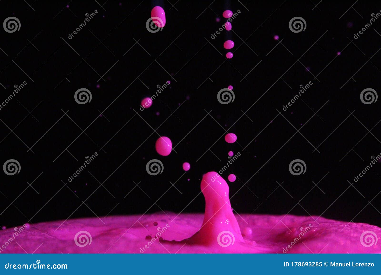 Different Areas Drop Effect Rare Colors Textures Dimensions Stock Image ...