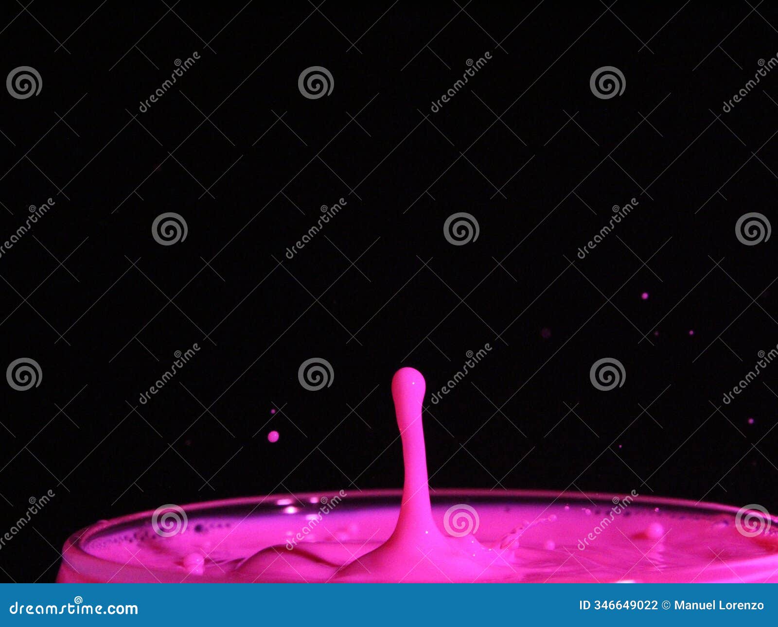 Different Areas Drop Effect Rare Colors Textures Dimensions Stock Photo ...