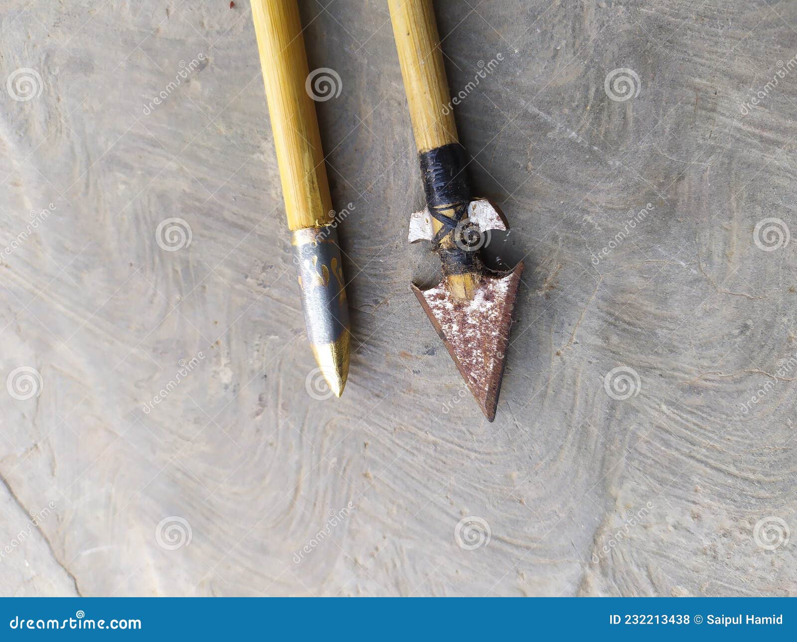 Different Arrows 1 Point for Practice and the Other for Hunting Stock ...