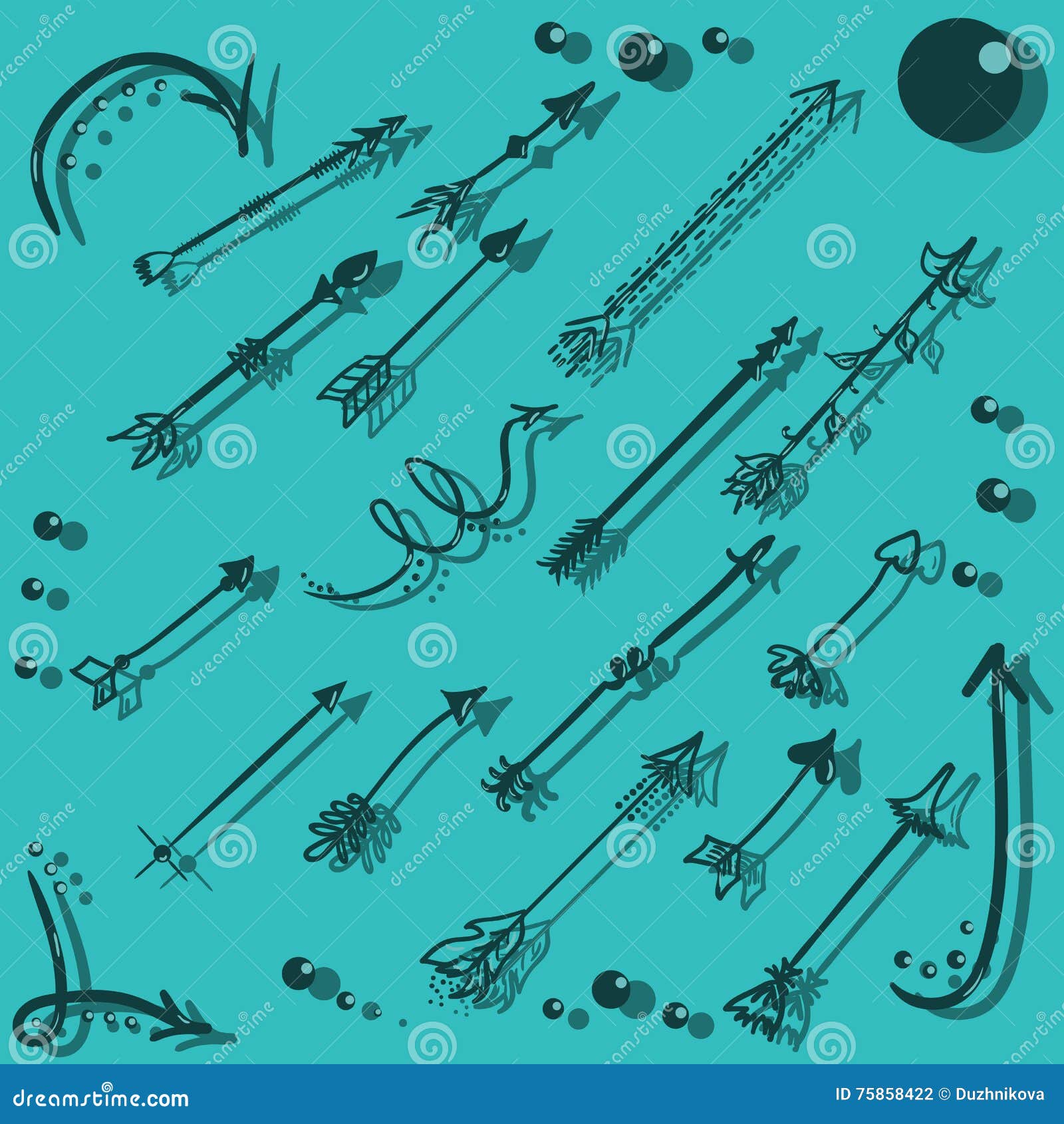 Collective Direction Line Icons Collection. Collaboration, Consensus ...