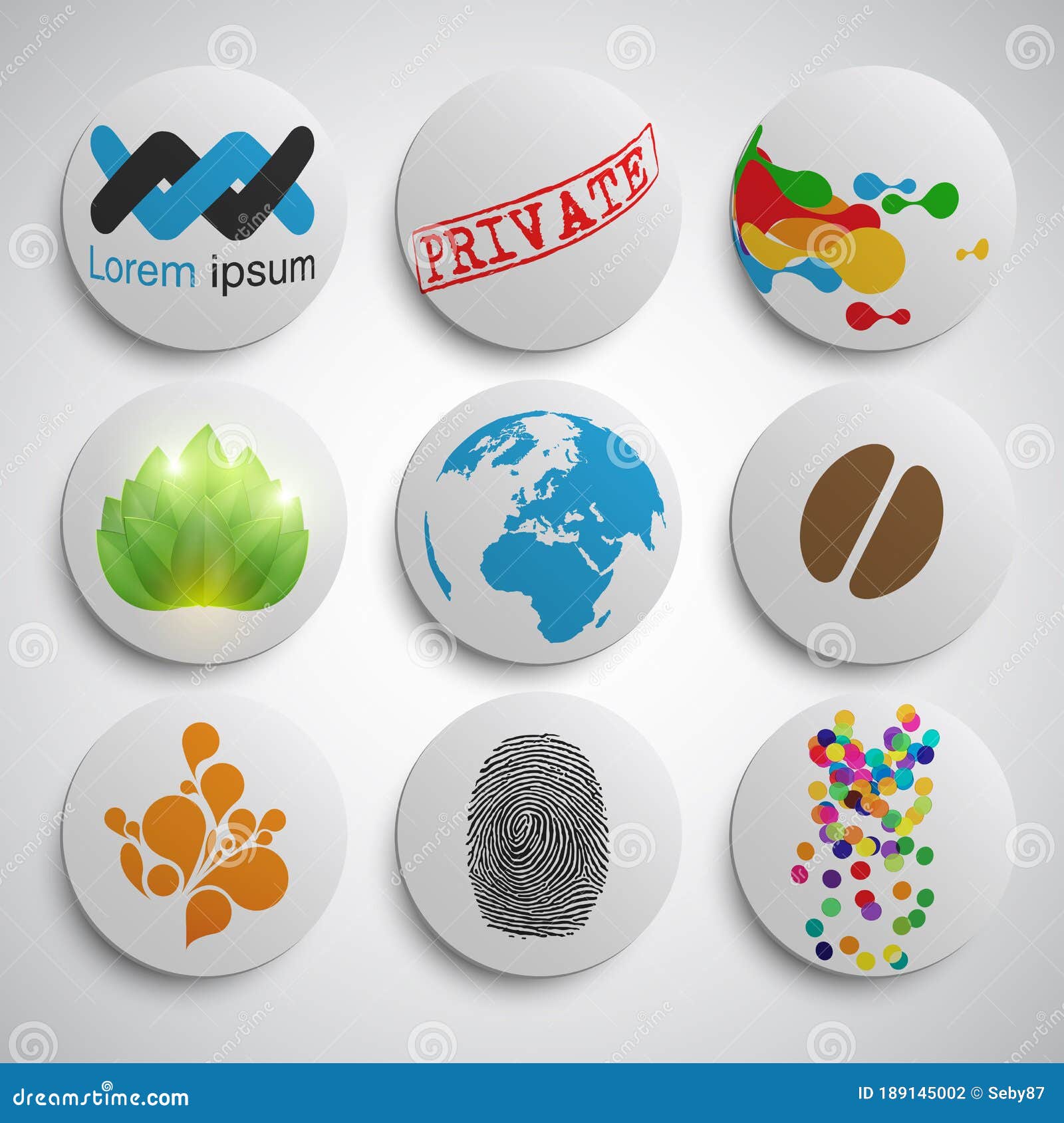 Different badges, vector stock vector. Illustration of black - 189145002