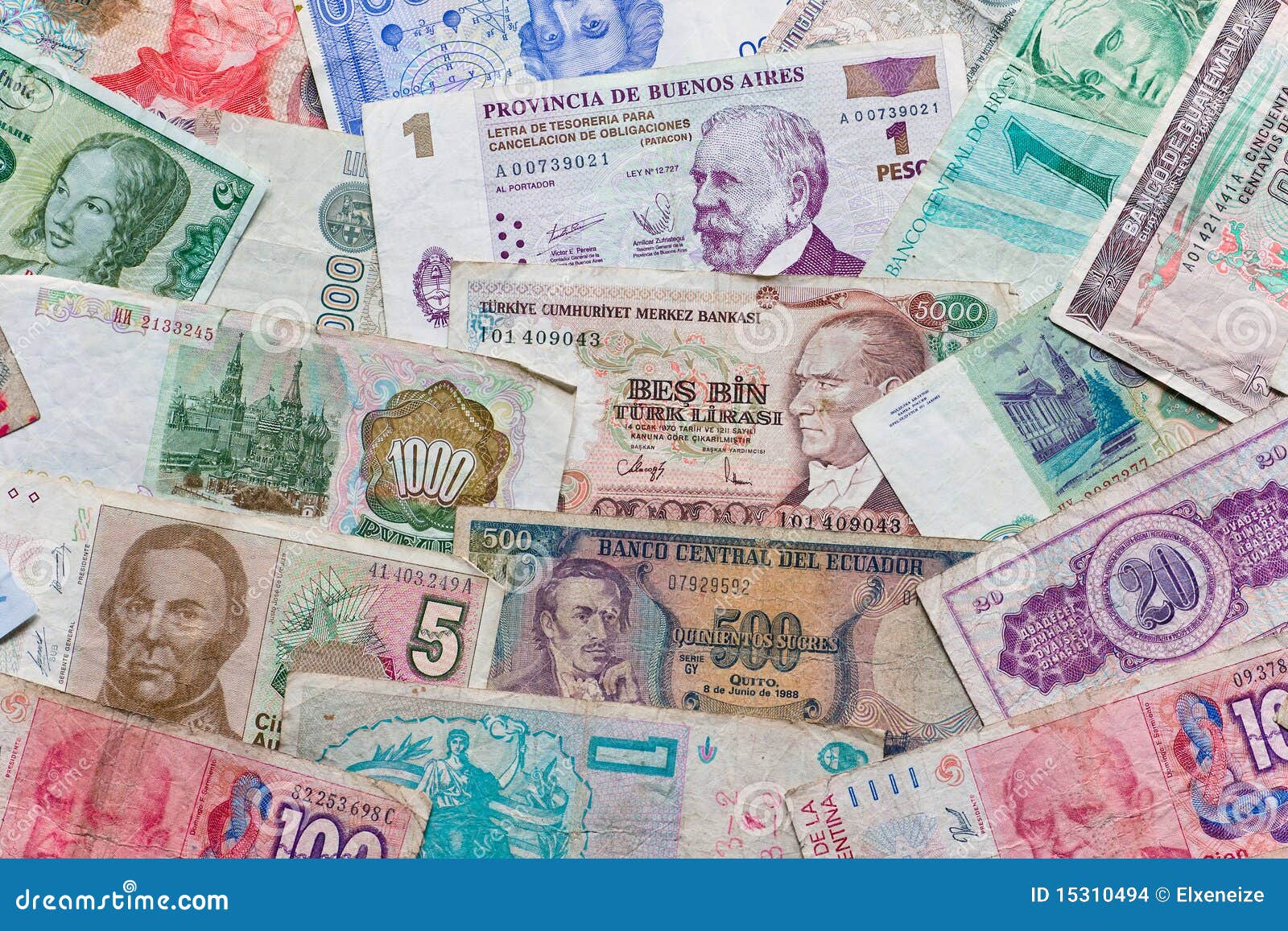 Different banknotes stock photo. Image of cost, expenses - 15310494