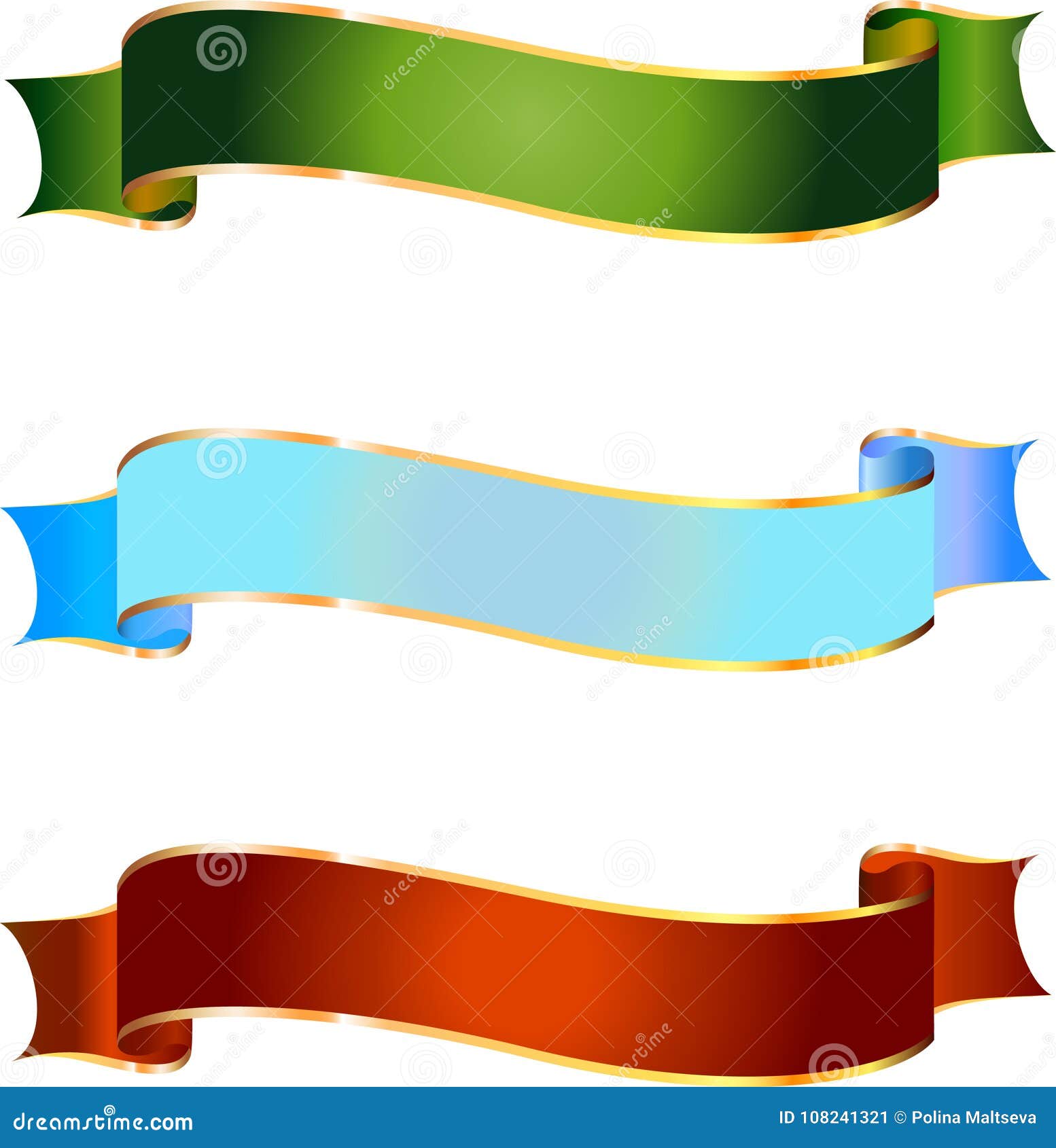 Different Banners for Design in Vector Stock Vector - Illustration of ...