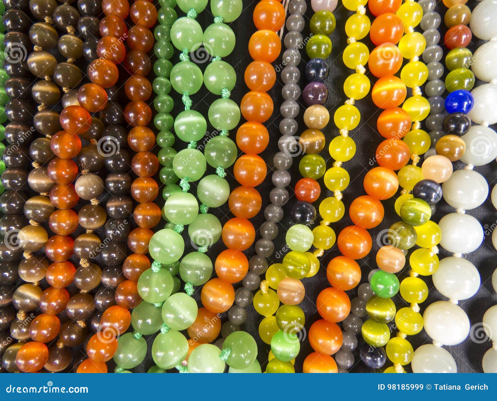 Different beads. stock image. Image of jewelry, fashion - 98185999