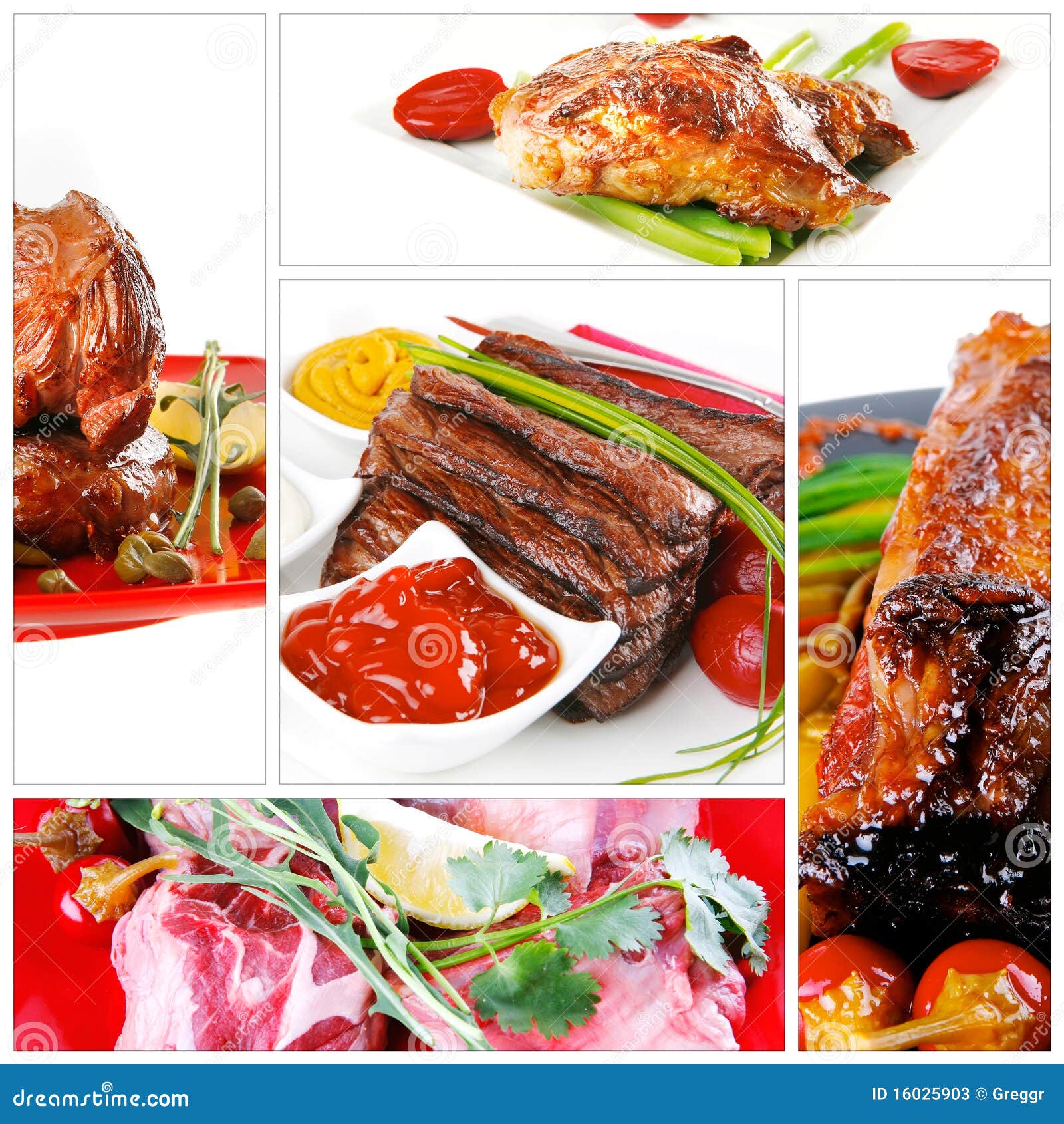 Different beef meats stock image. Image of double, grilling - 16025903