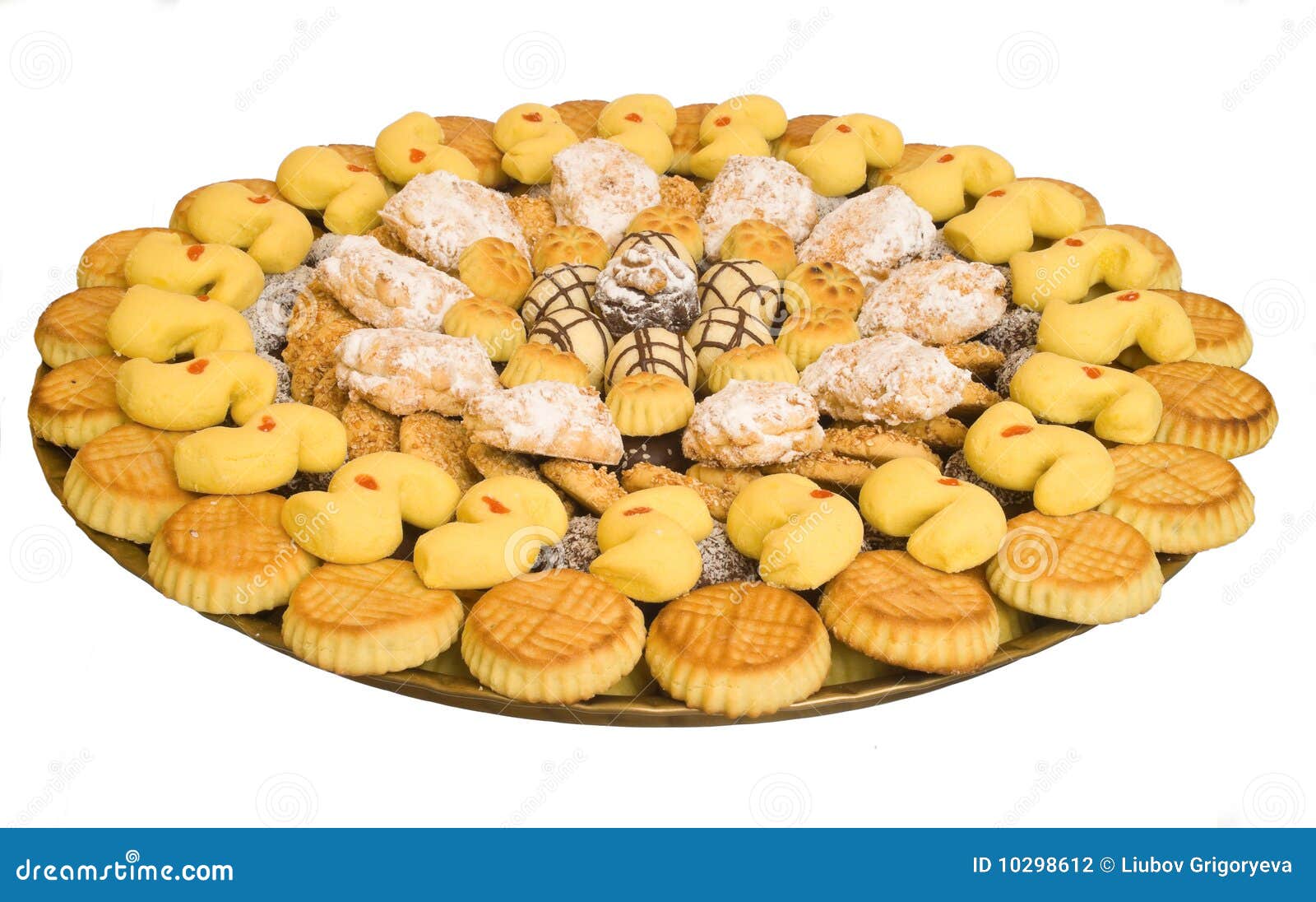 The different biscuits stock photo. Image of snack, almond - 10298612