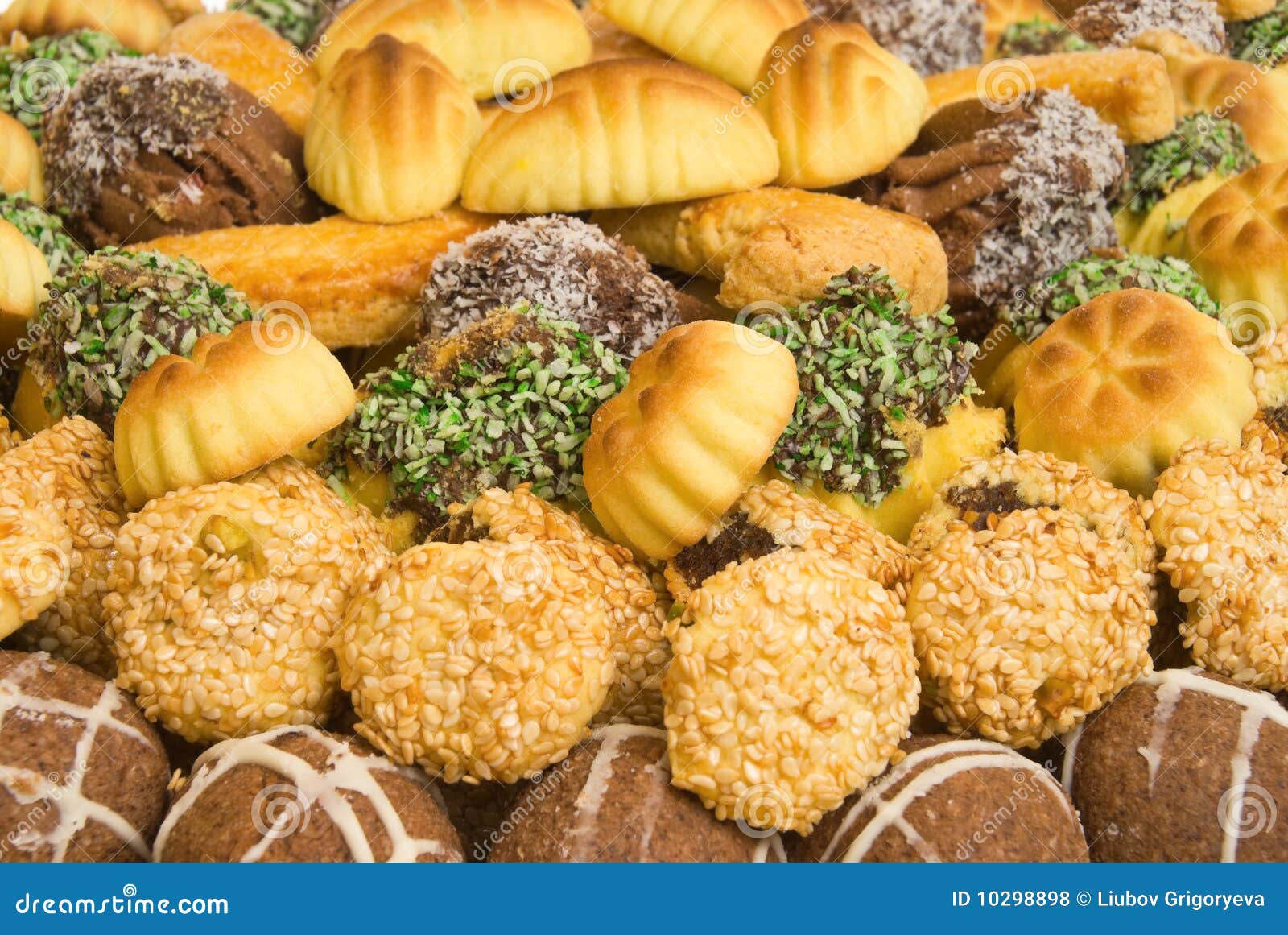 The different biscuits stock photo. Image of biscuit - 10298898