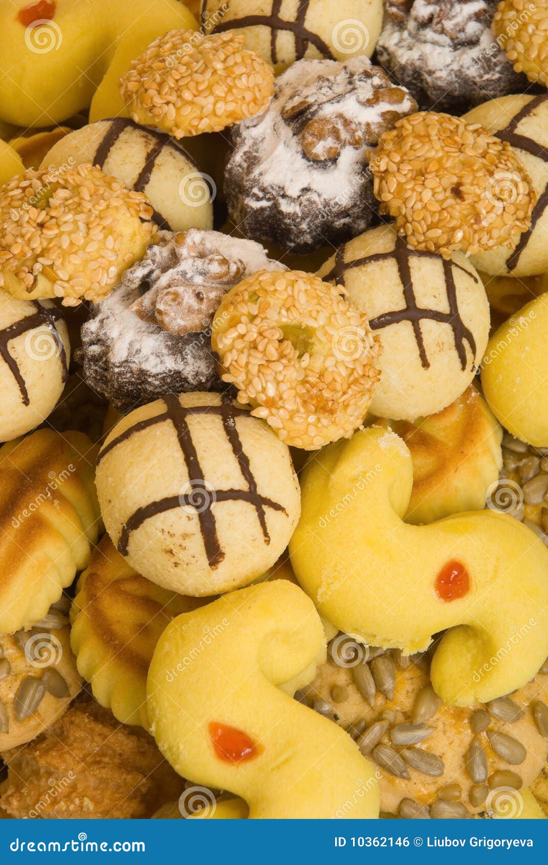 The different biscuits stock photo. Image of candy, snack - 10362146