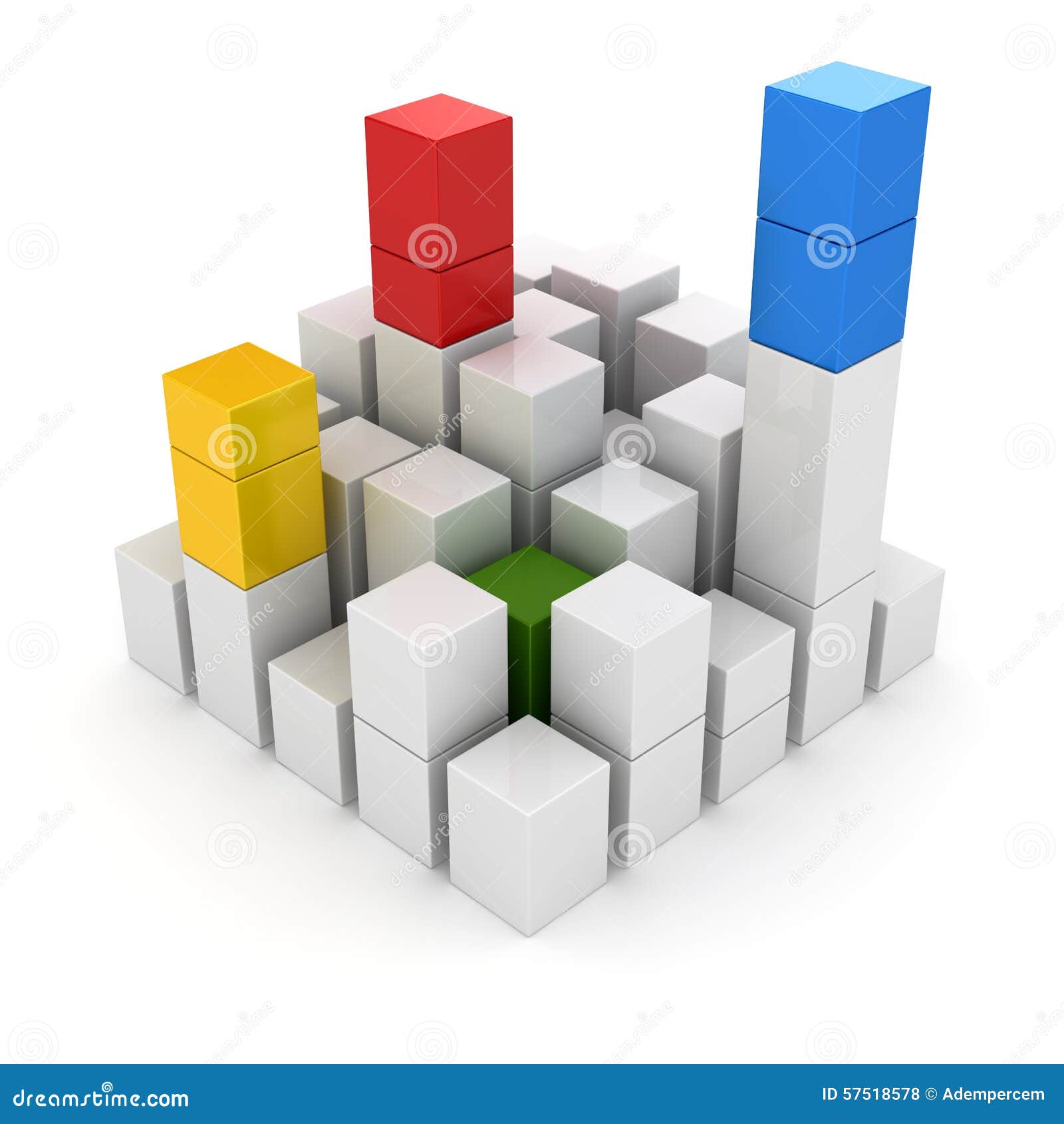 Different Block Royalty-Free Illustration | CartoonDealer.com #10927803