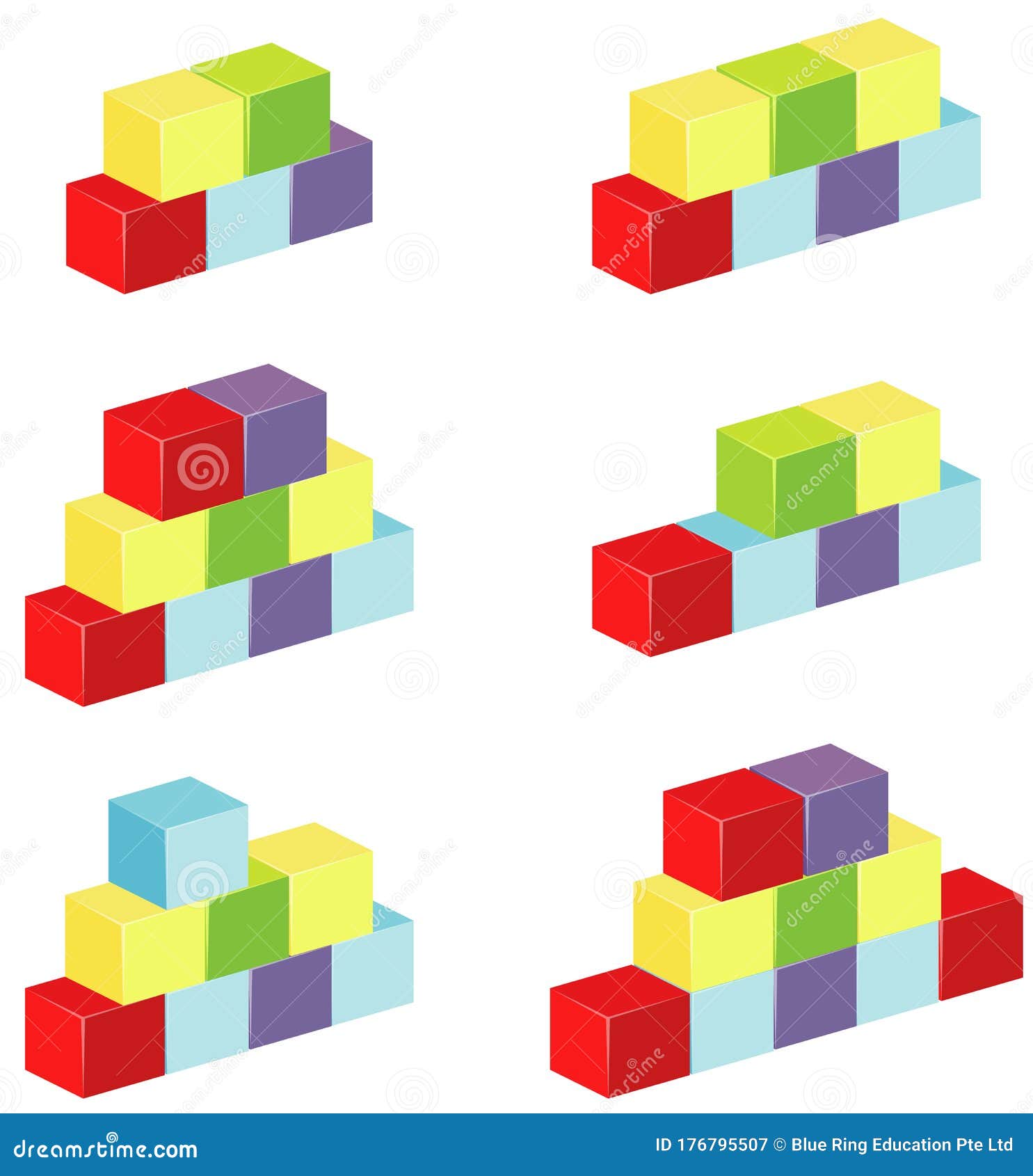 Different Block Royalty-Free Illustration | CartoonDealer.com #10927803