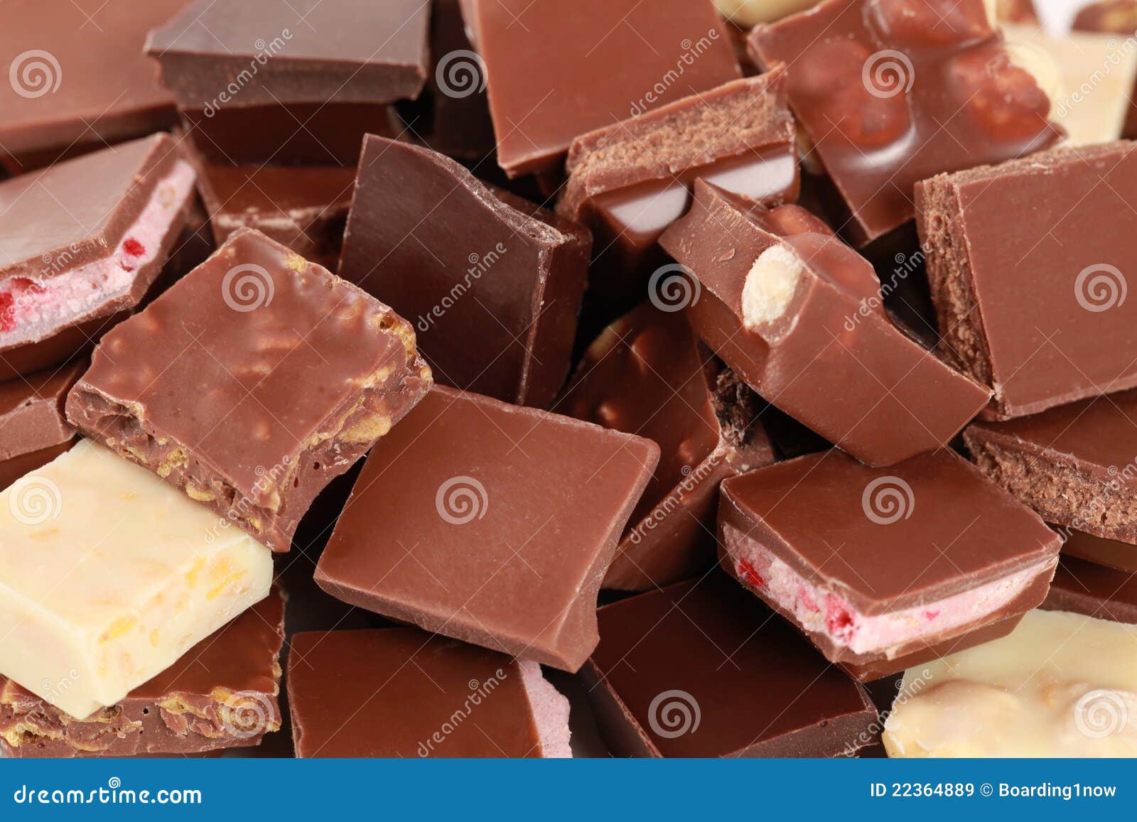 Different Blocks of Chocolate Stock Image - Image of chocolate, milk ...