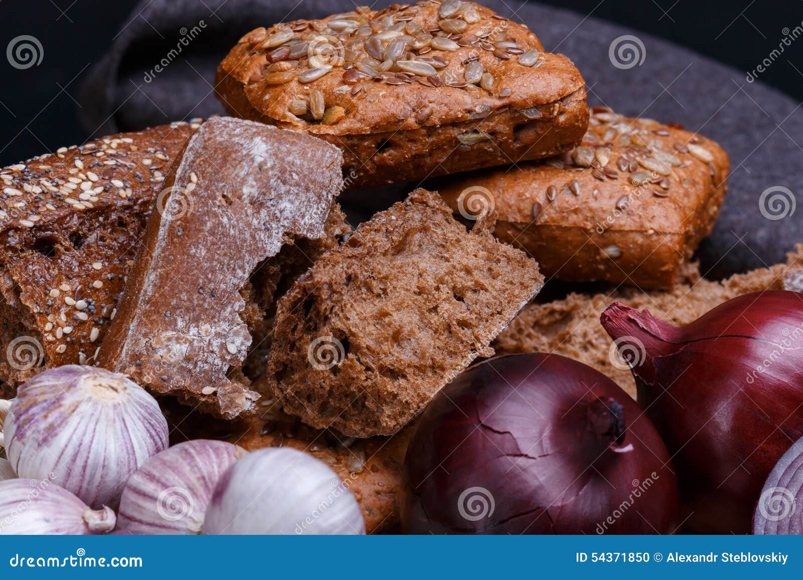 Different bread stock photo. Image of horizontal, ginger - 54371850