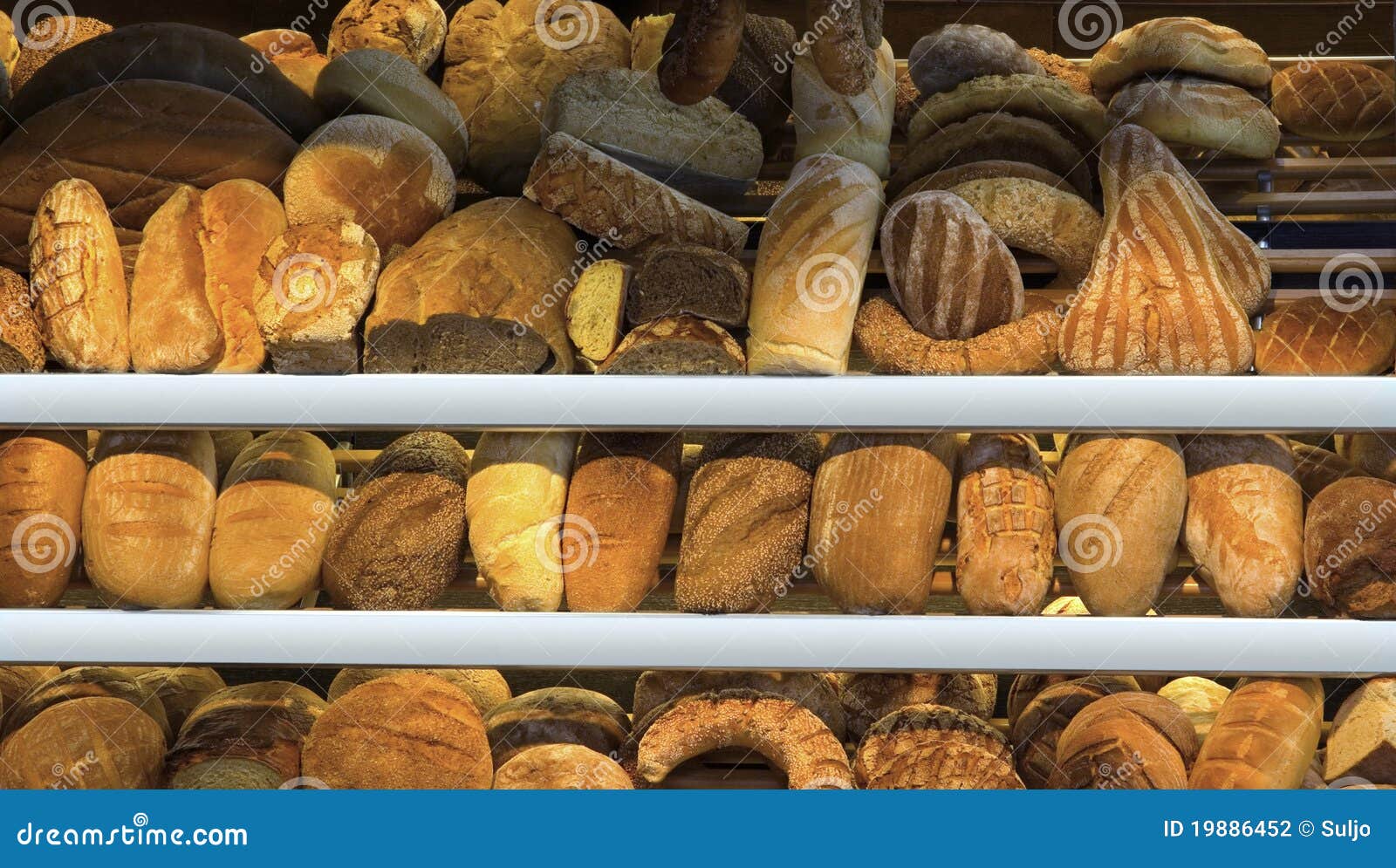 Different breads stock photo. Image of market, bakery - 19886452