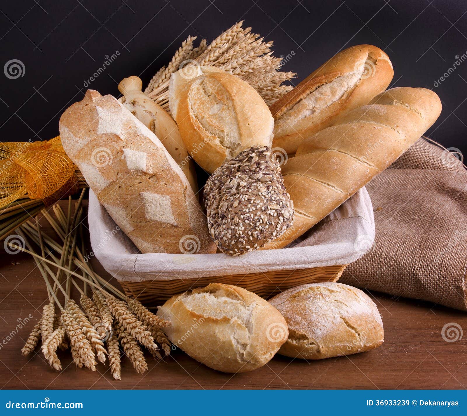 Different breads stock image. Image of gold, close, crunchy - 36933239