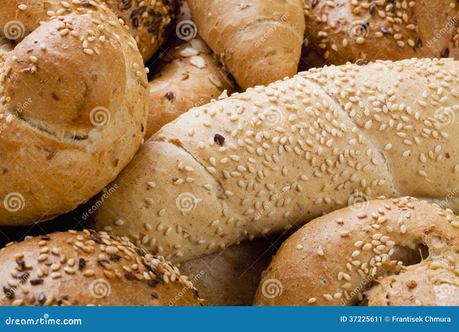 Different Breads and Rolls from Bakery Stock Image - Image of studio ...
