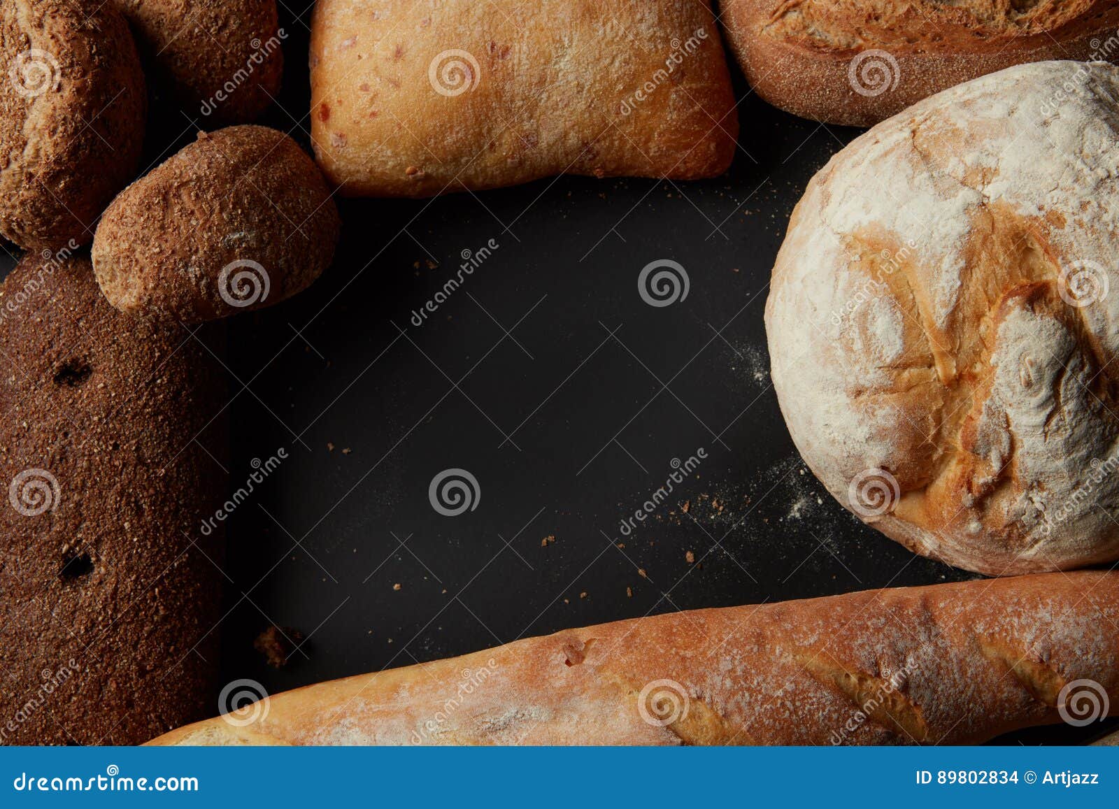 Different of breads stock photo. Image of group, healthy - 89802834