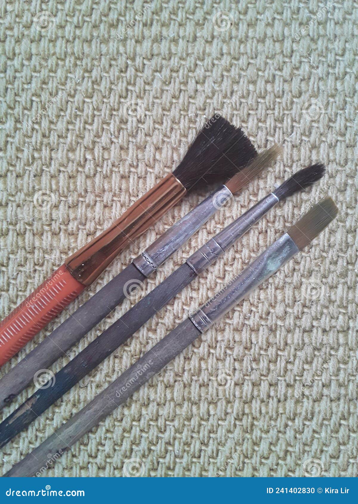 Different Brushes for Painting - Painting Tools, Art Tools Stock Photo ...