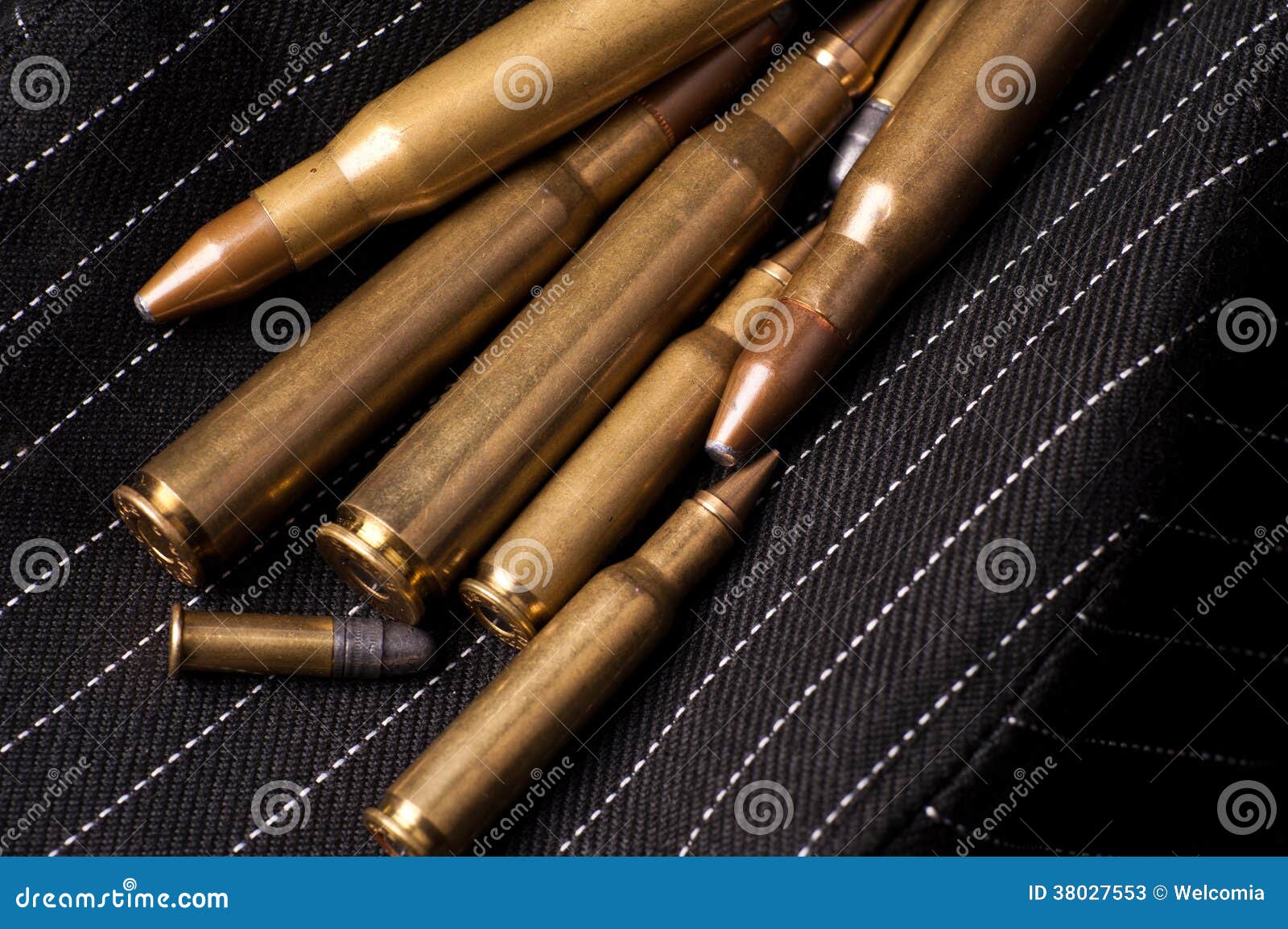 Different Caliber Bullets Stock Photos - Royalty Free Pictures