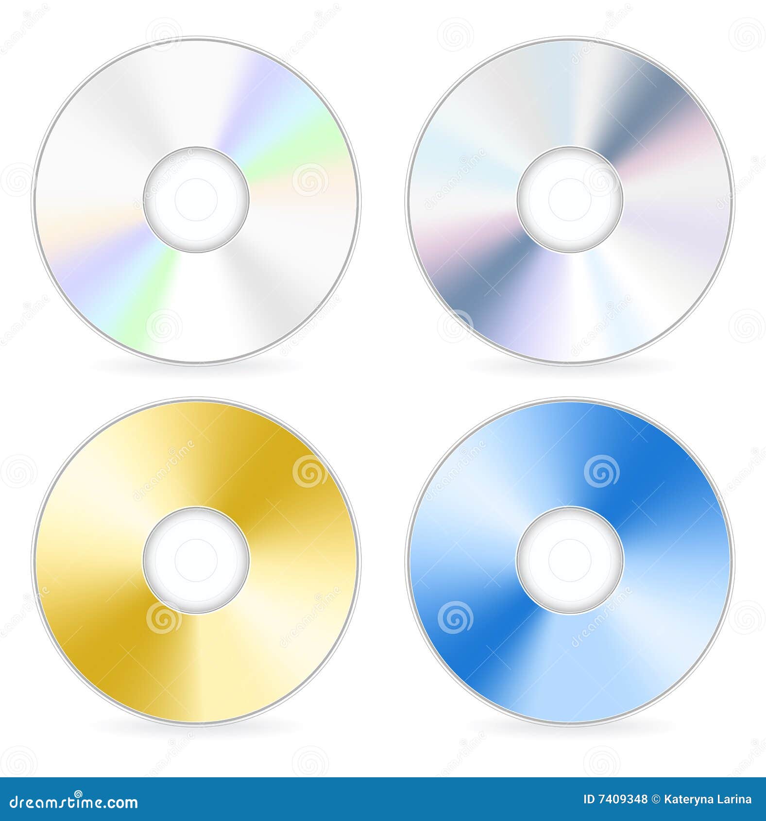 Different cd stock vector. Illustration of digital, technology - 7409348