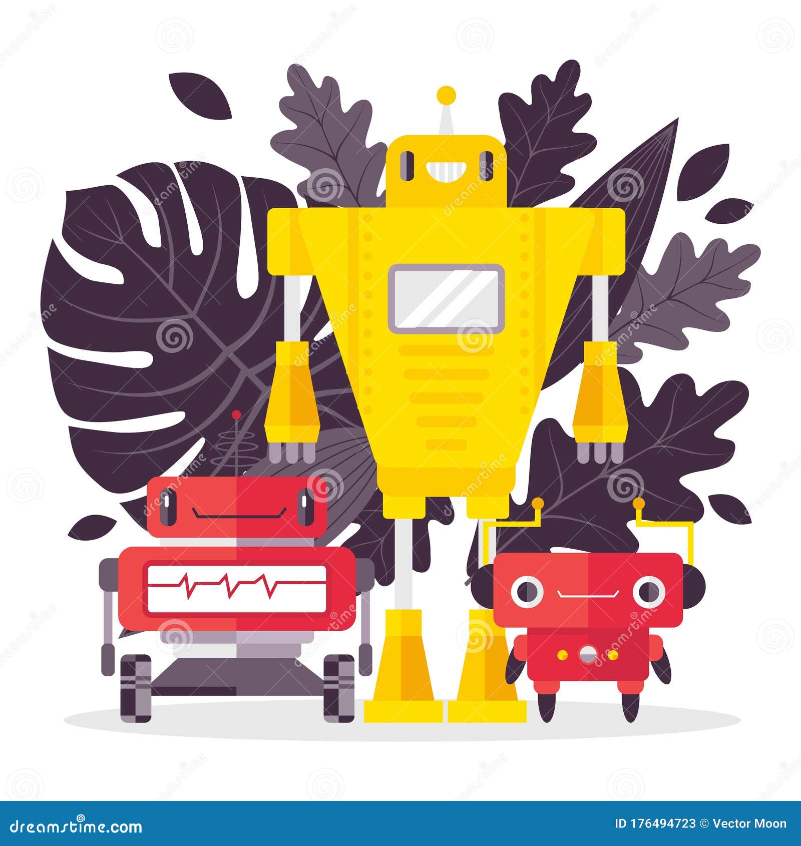 Character With A Robot Part. Human Body Upgrade With Robotic Mechanism ...