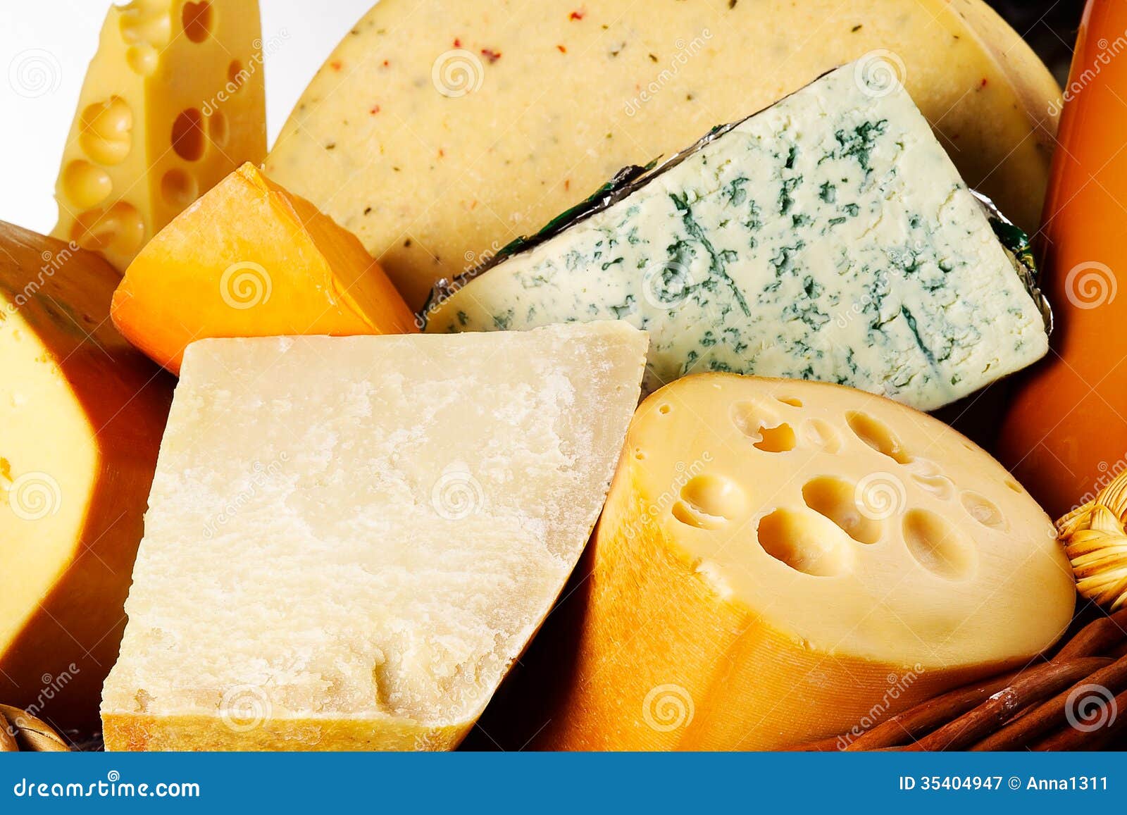 Different Cheeses Varieties Stock Image - Image of brown, mould: 35404947