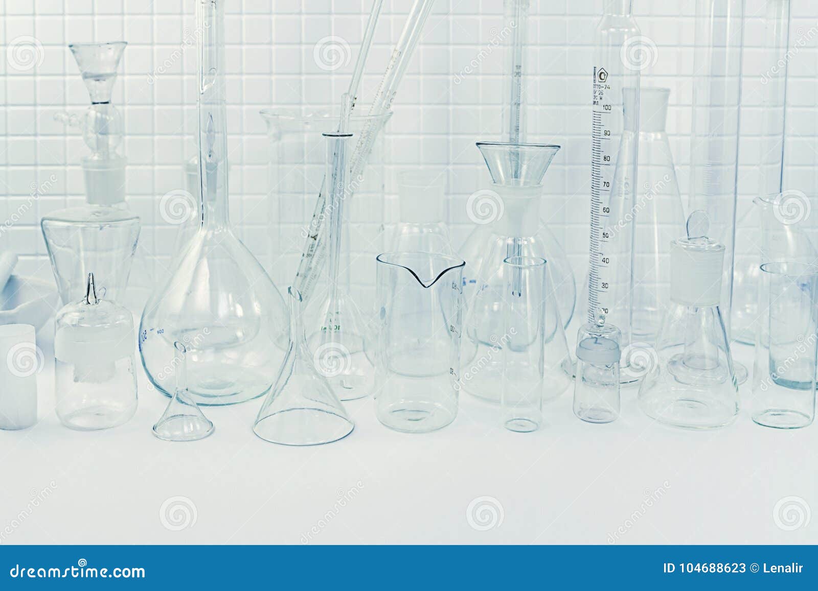 Different Chemical Glassware Stock Image - Image of engineering ...