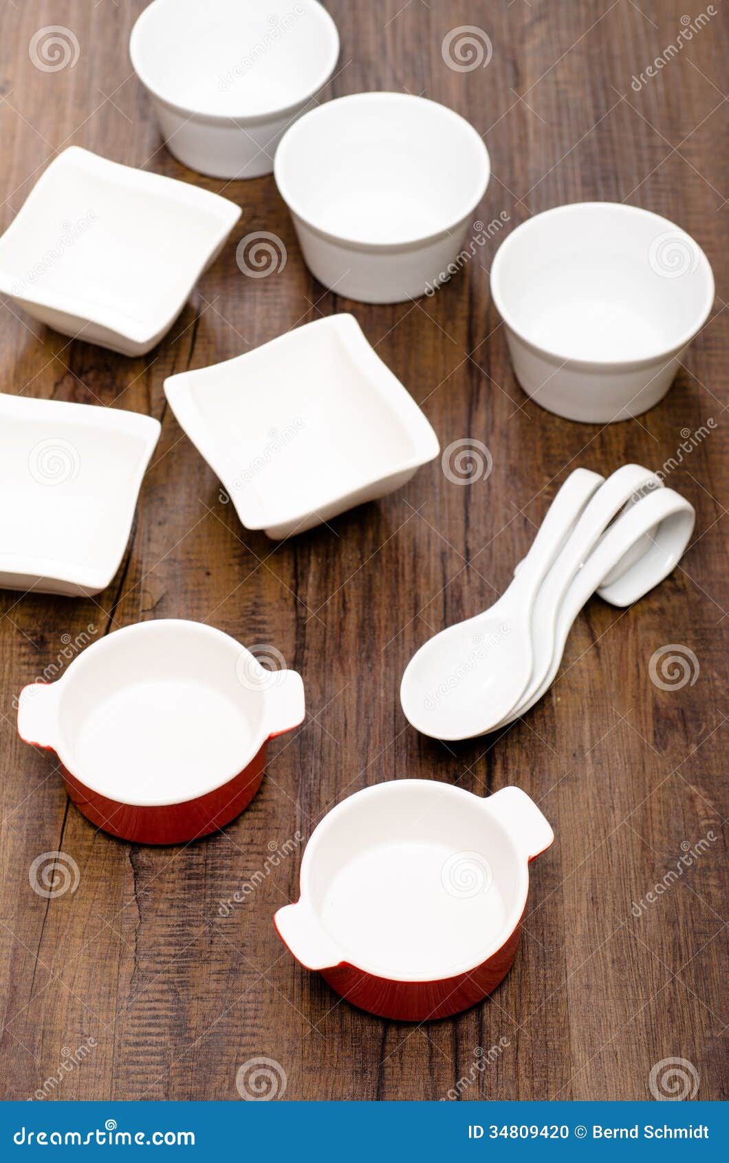 Different china bowls stock photo. Image of porcelain - 34809420