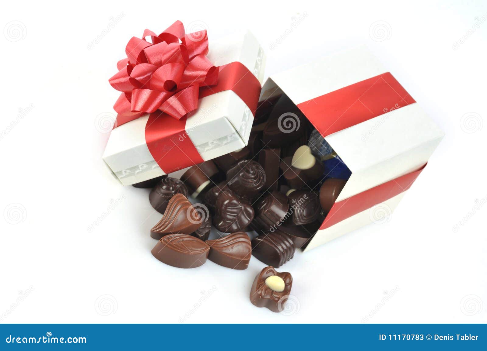 Different chocolate in box stock image. Image of holiday - 11170783