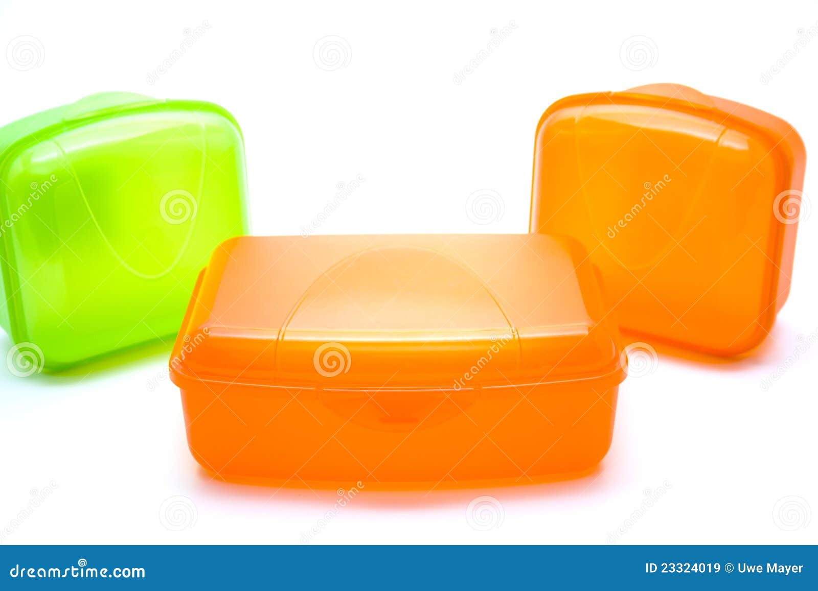 Different Click Boxes of Plastic Stock Image - Image of container ...
