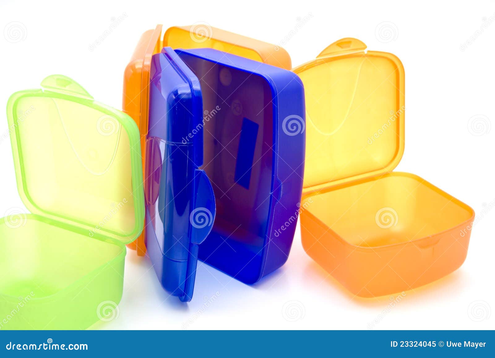 Different Click Boxes of Plastic Stock Image - Image of seal, holds ...
