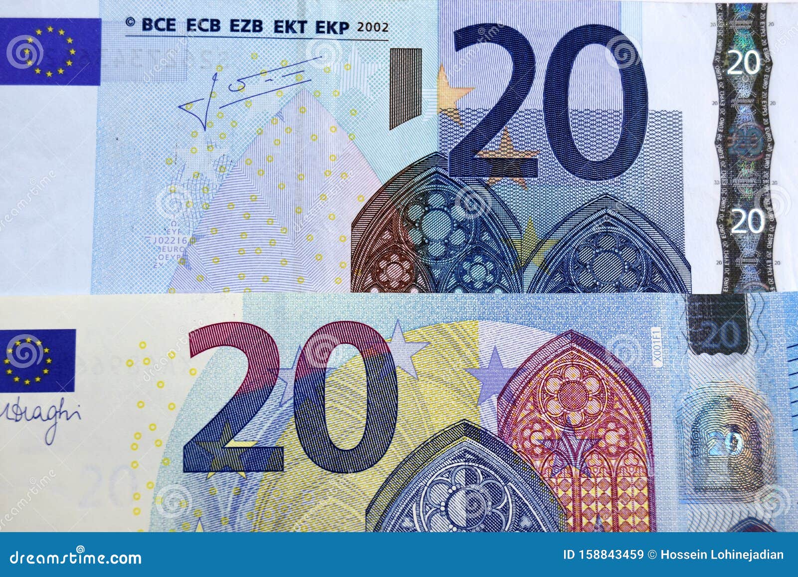 Different Close Up EURO Bank Note and Currency Stock Image - Image of ...