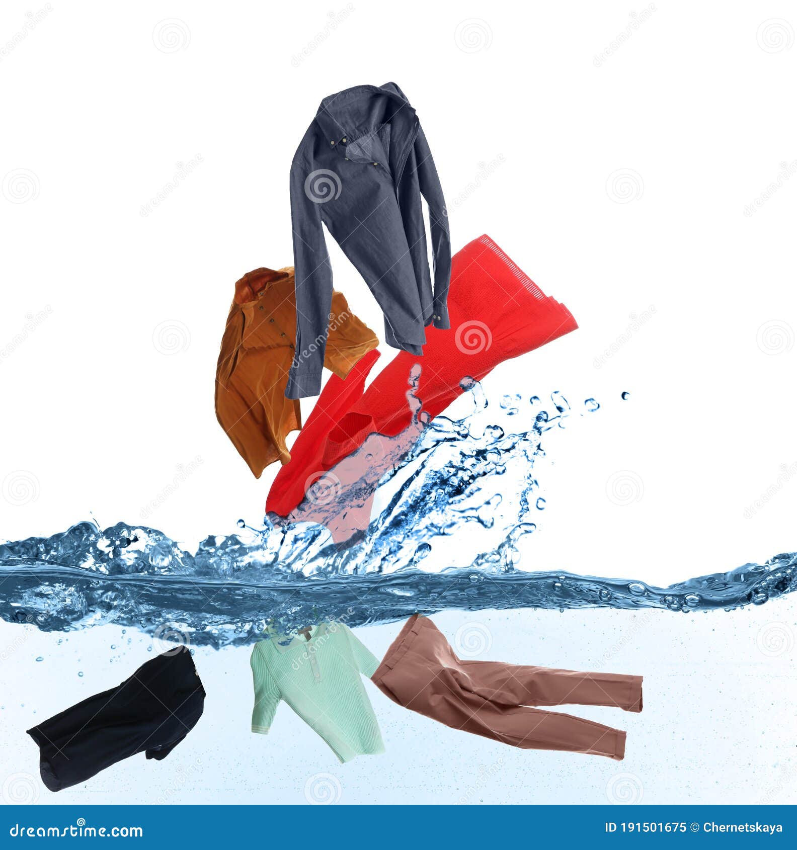 Clothes Falling Out Of The Washing Machine Stock Image | CartoonDealer ...