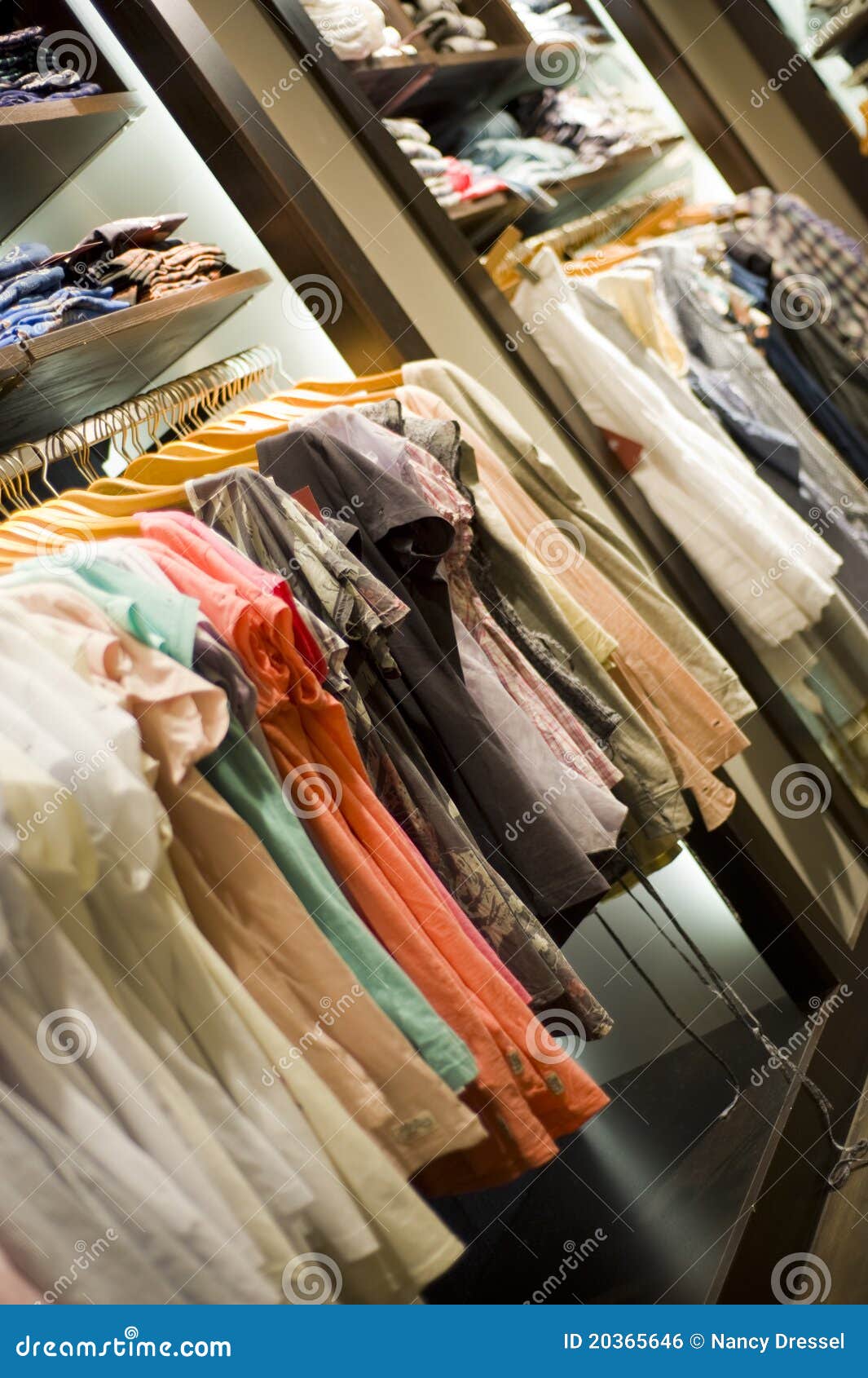 Different Clothes in a Store Stock Photo - Image of purchase, female ...