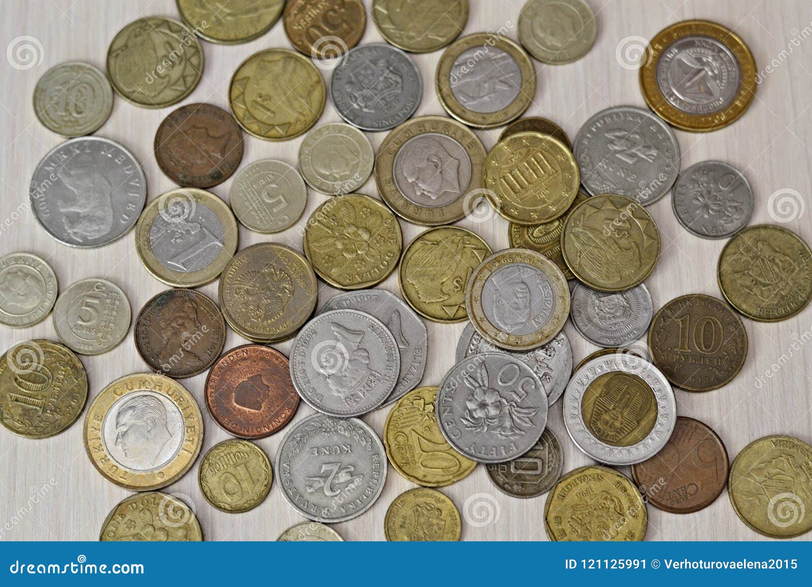 Different Coins of Different Countries Editorial Photo - Image of ...
