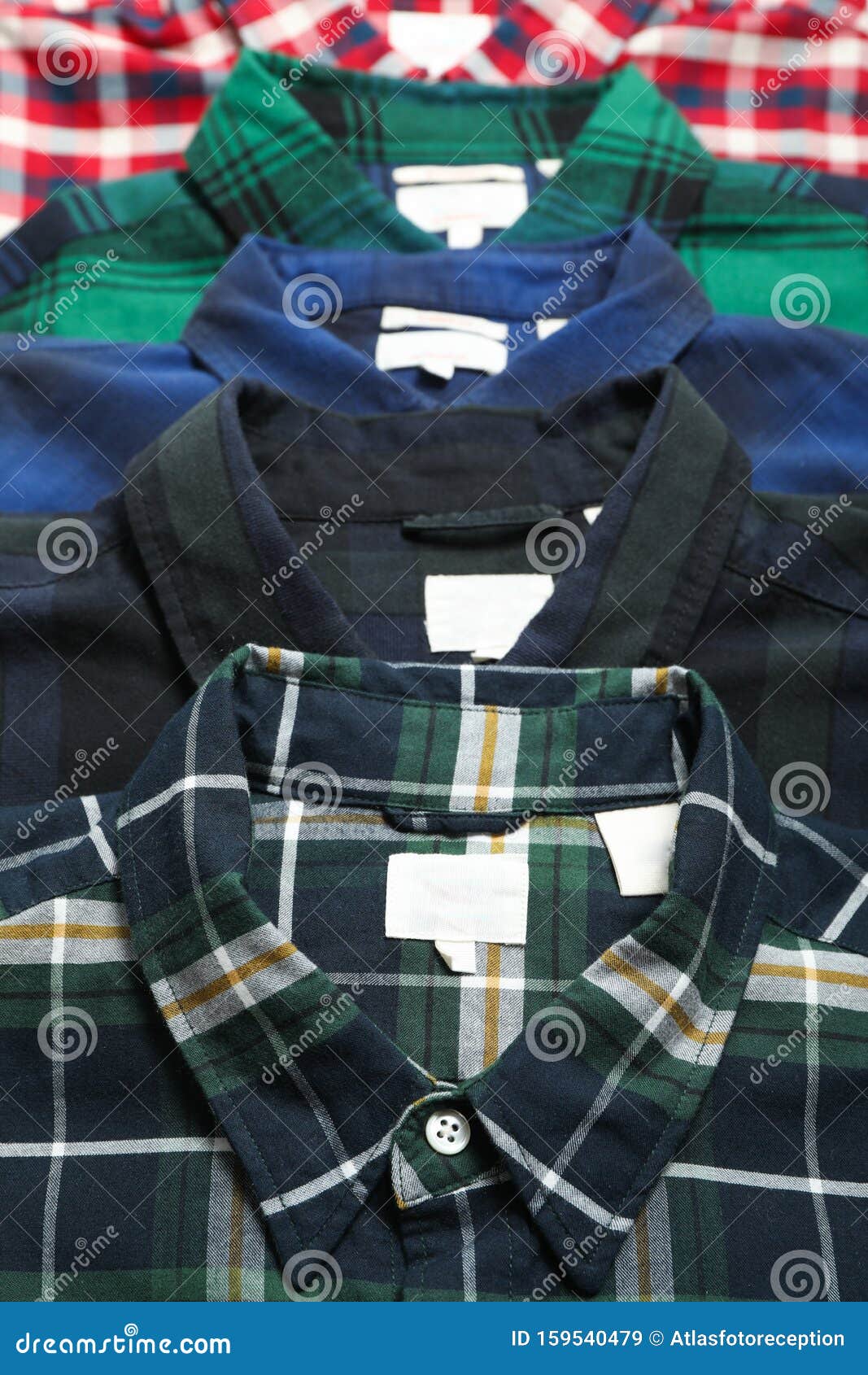 Different Color Beautiful Shirts on Whole Stock Image - Image of ...