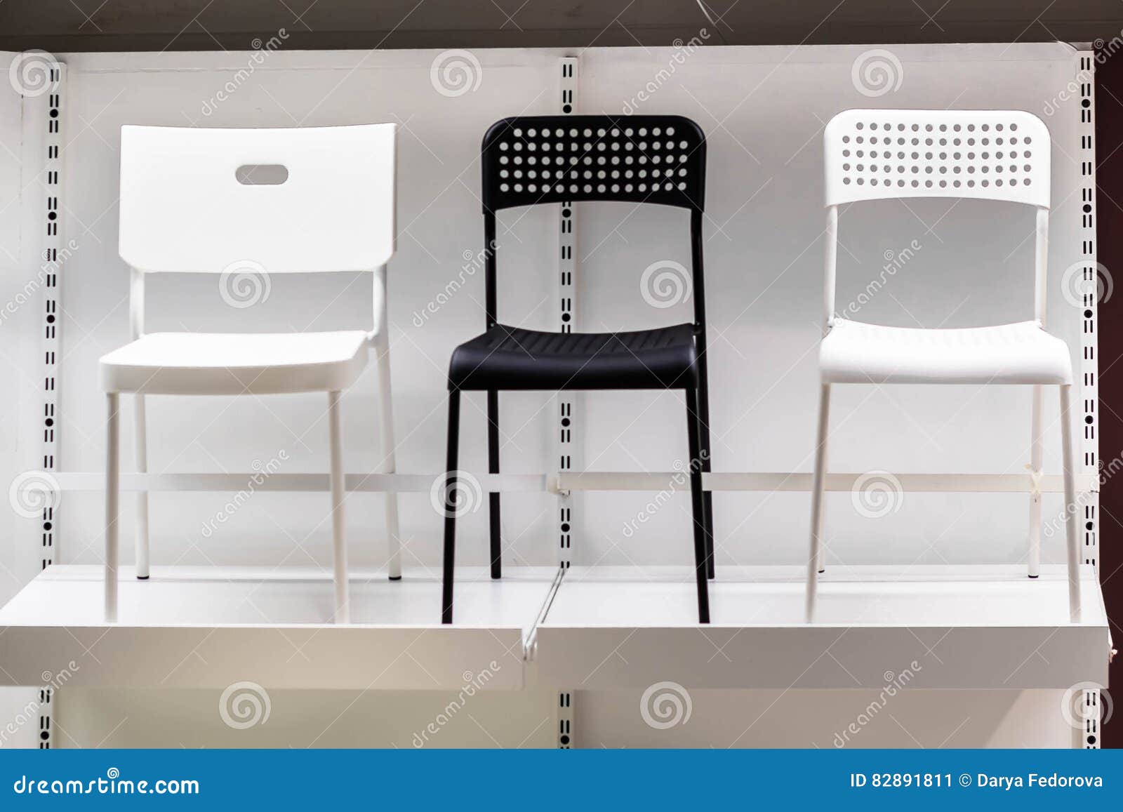 Different Color Chairs in Modern Design Stock Image - Image of grey ...