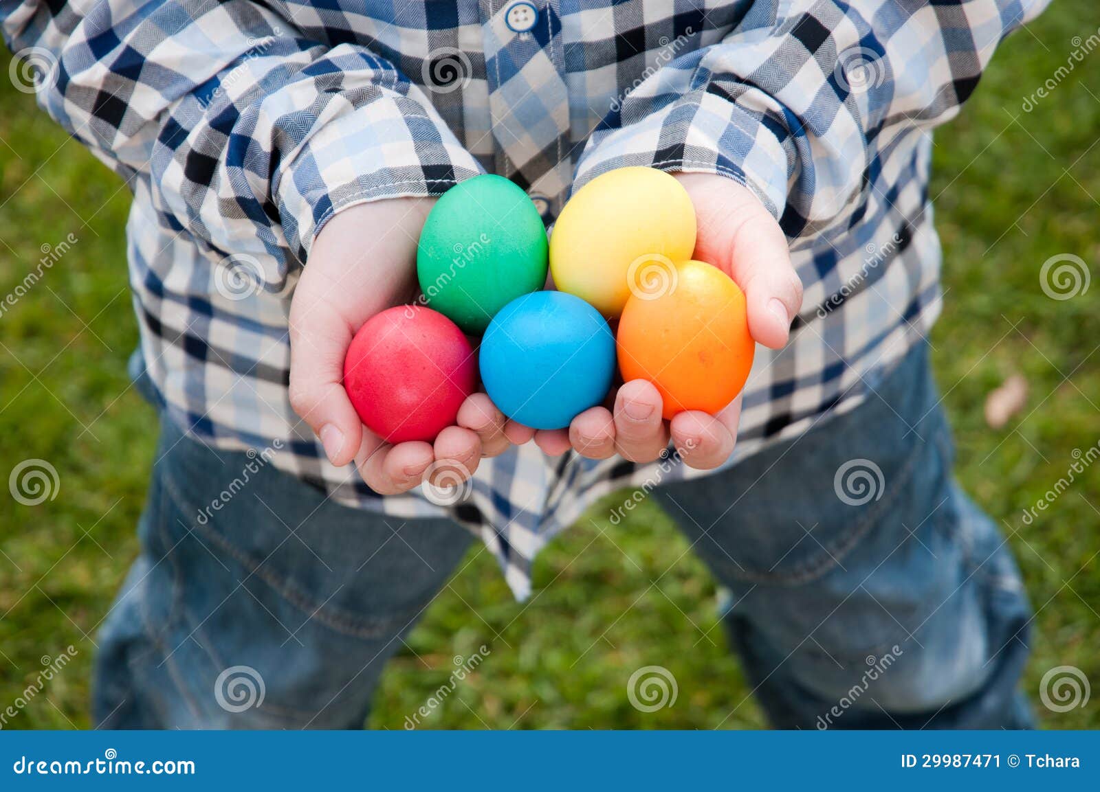 Egg hunt stock image. Image of high, eggs, hand, colorful - 29987471